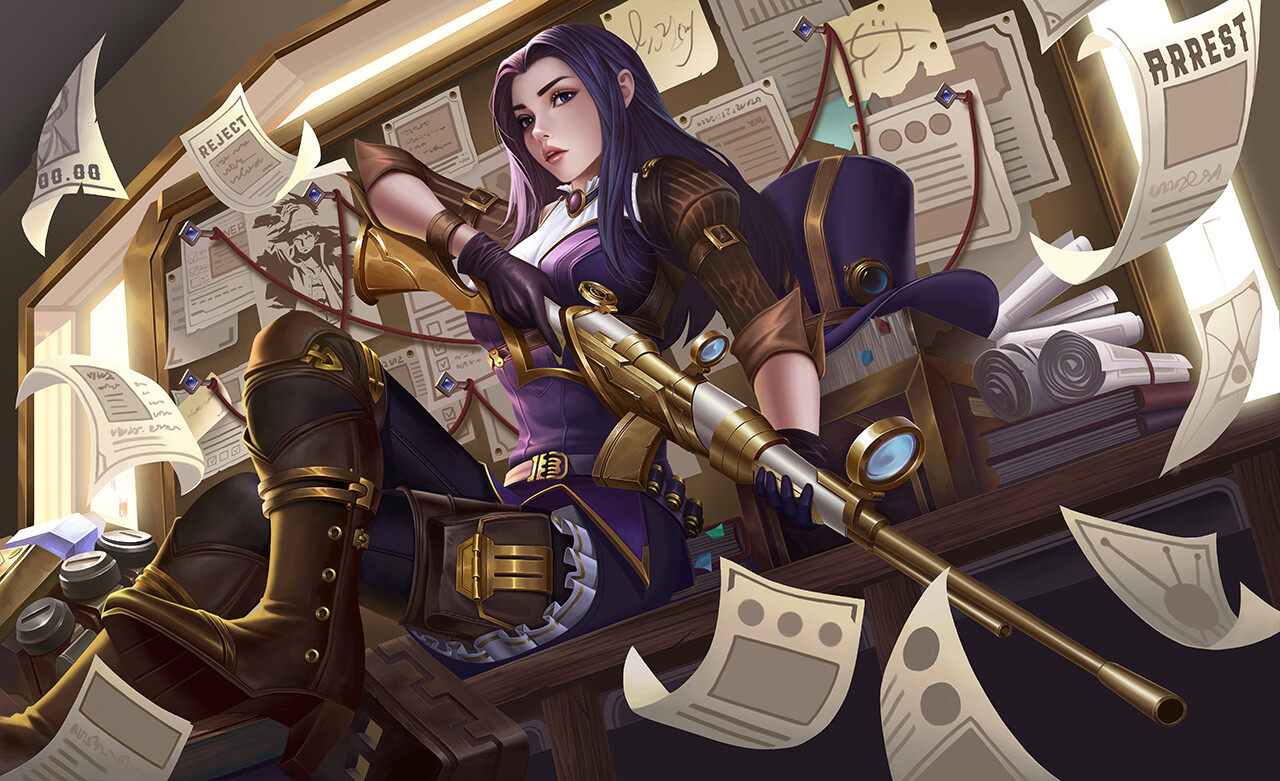 ArtStation - League of Legends Caitlyn Fan art