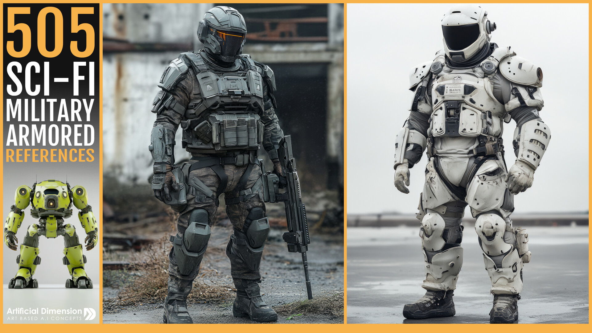 Artificial Dimension - 505 Sci-Fi Military armored