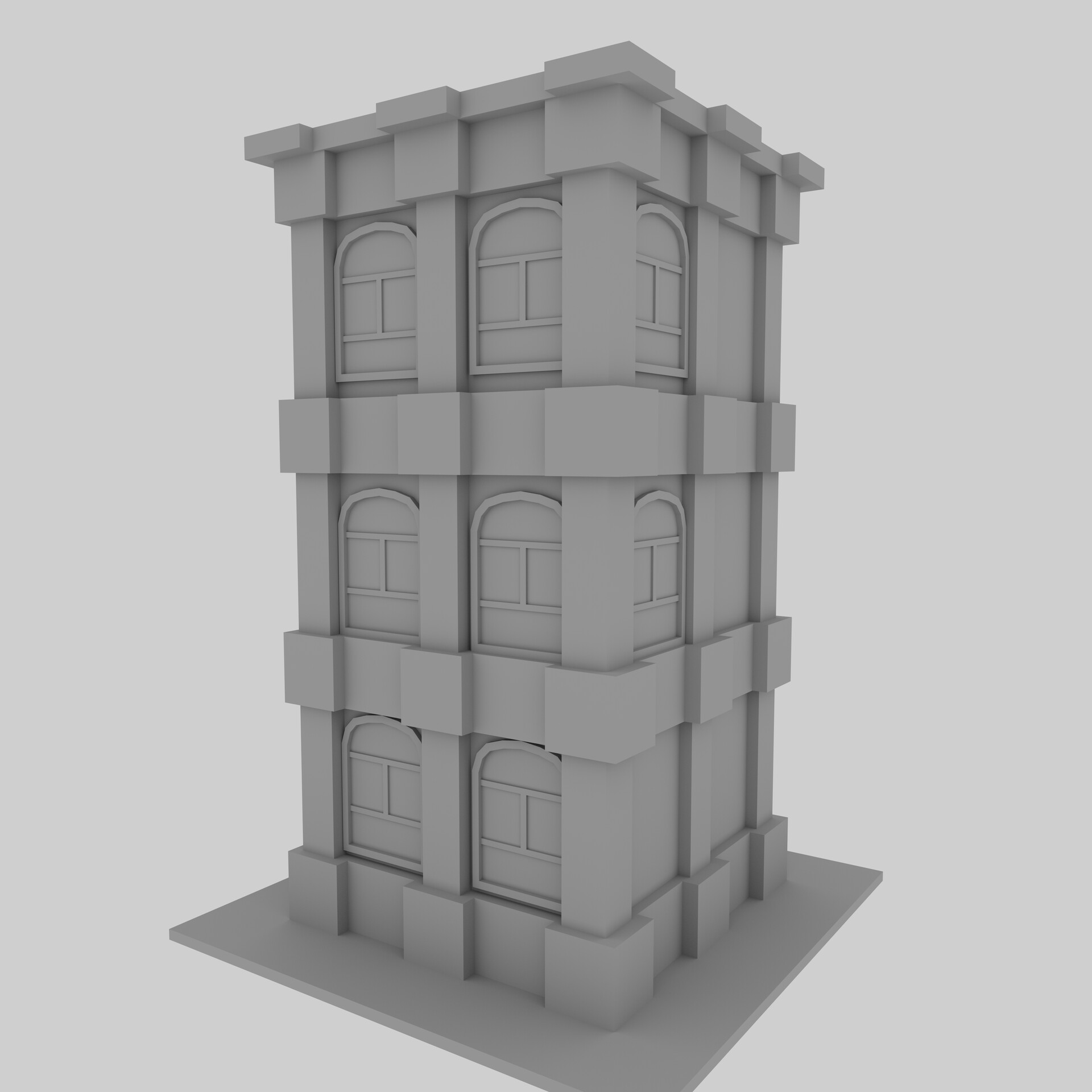 ArtStation - Fortified Urban Tower