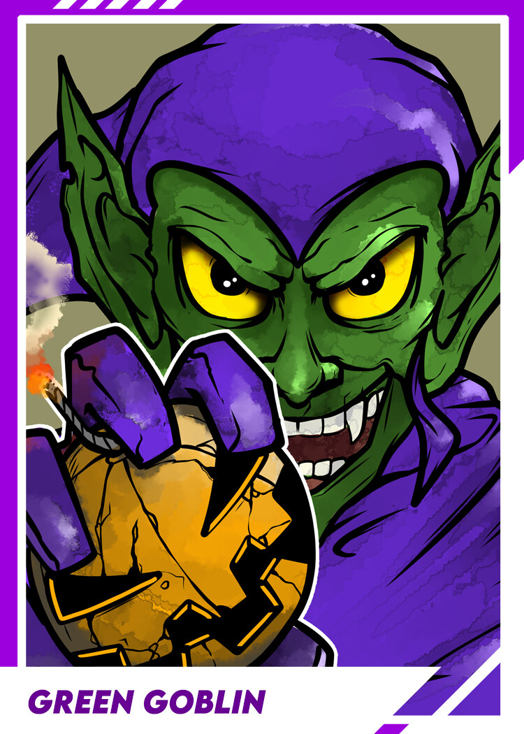 ArtStation - Green Goblin Custom Trading Card
