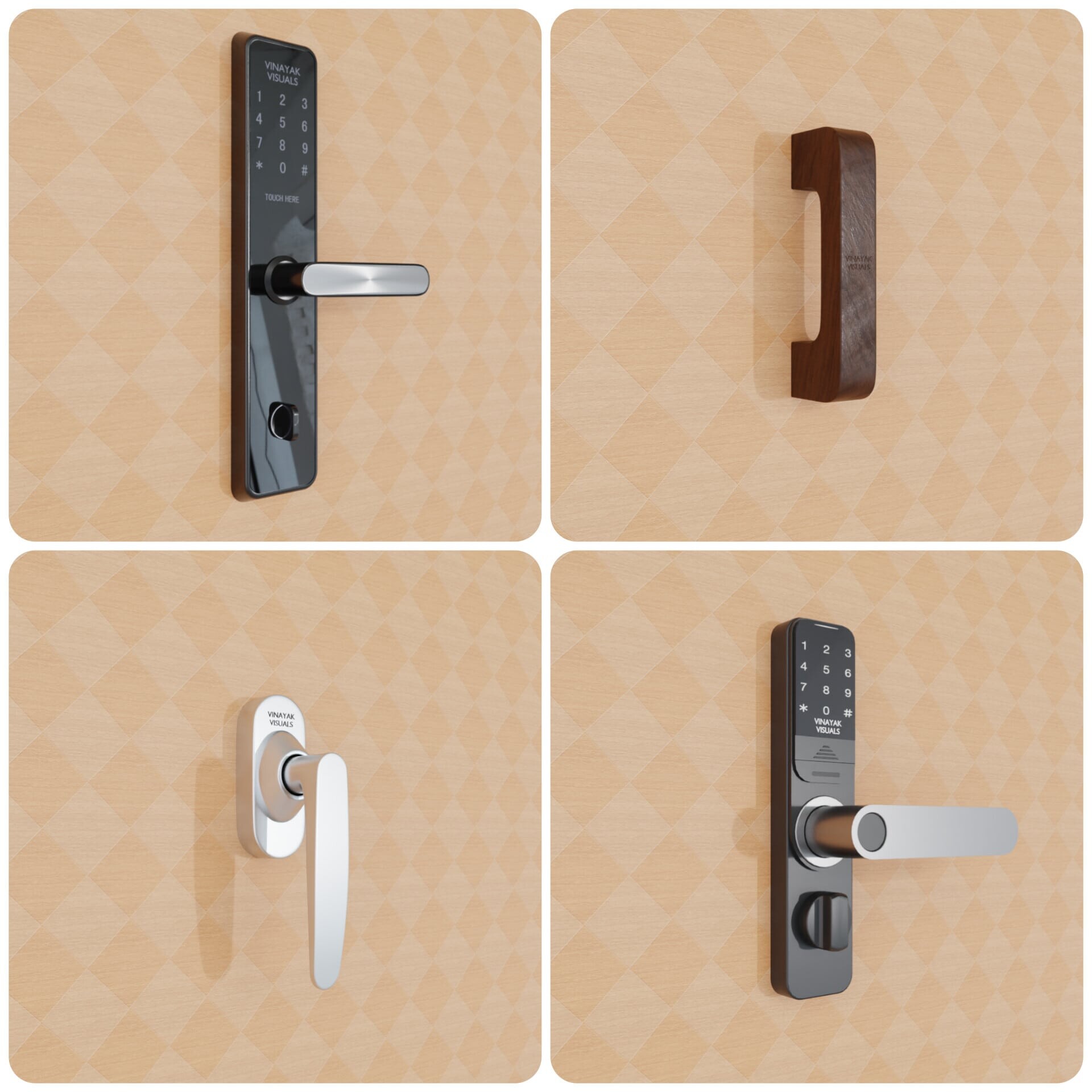 ArtStation - stunning hardware handles