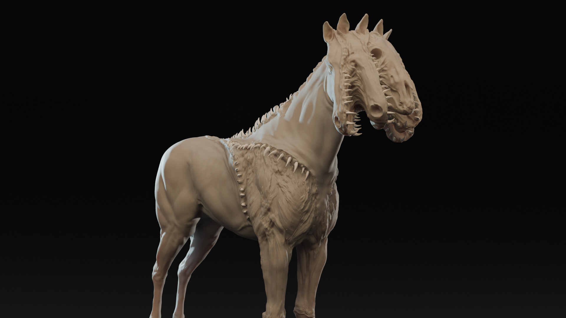 ArtStation - Weird Horse Sculpt