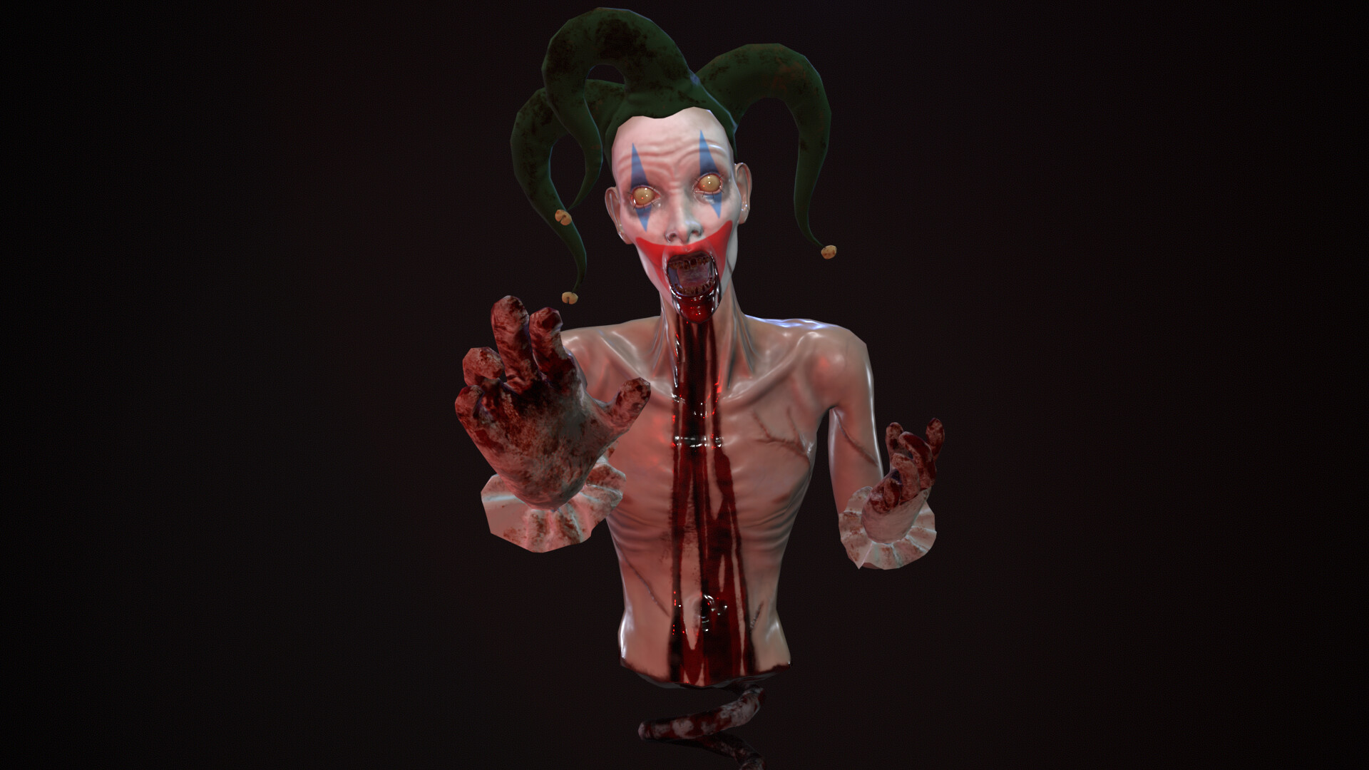 ArtStation - Freak Clown Character
