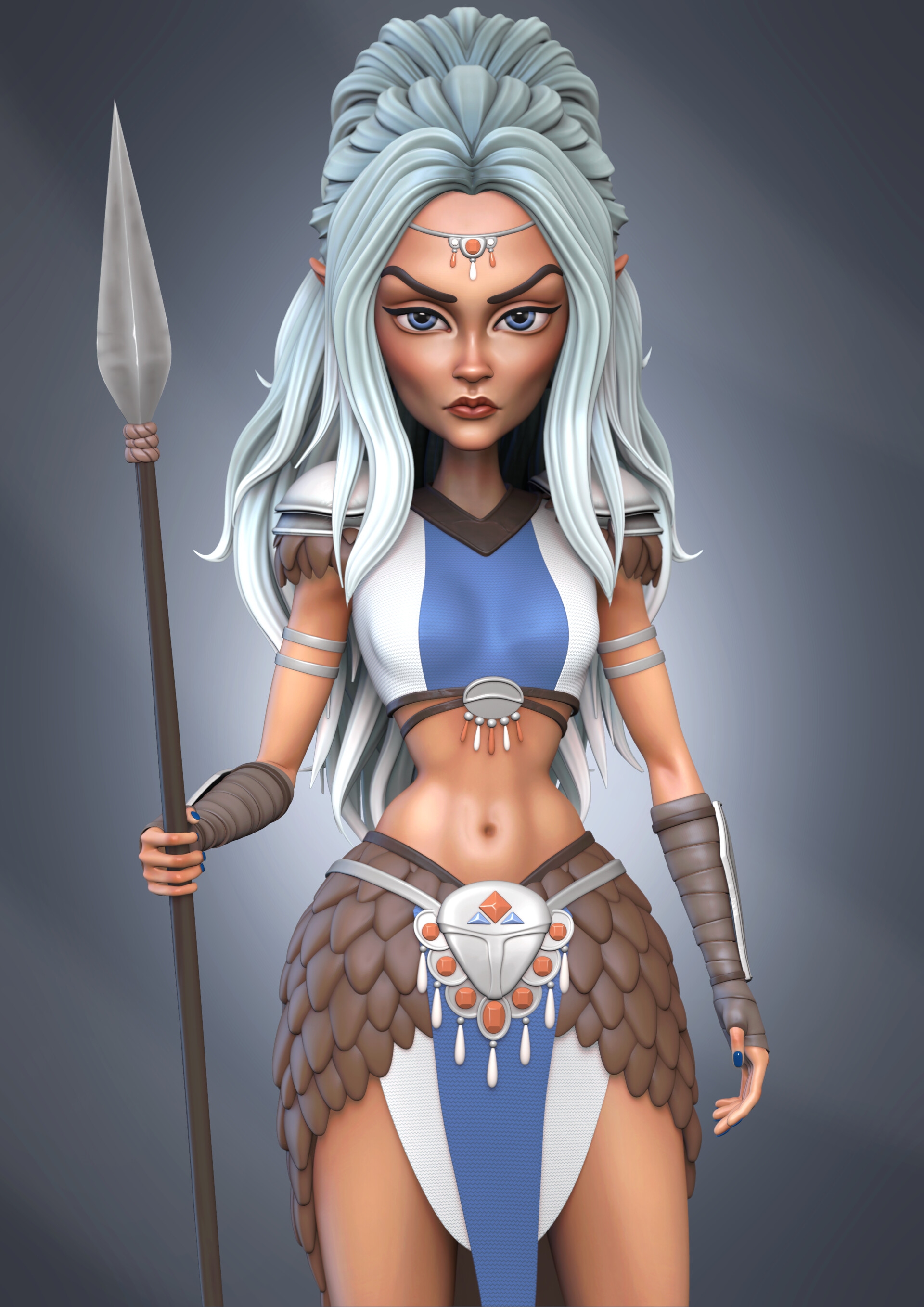 ArtStation - Forest girl character