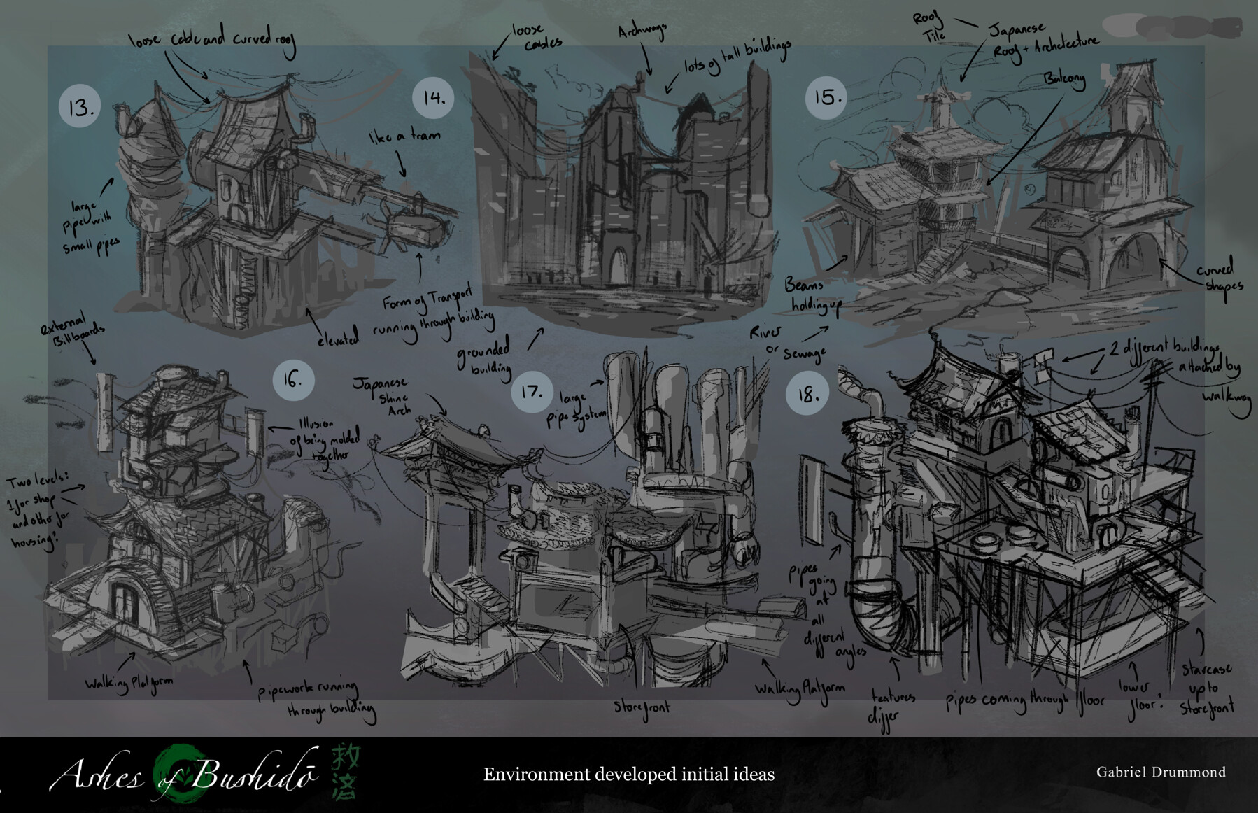 Gabriel Drummond - Ashes of Bushido - The Blooming Cherry Blossom