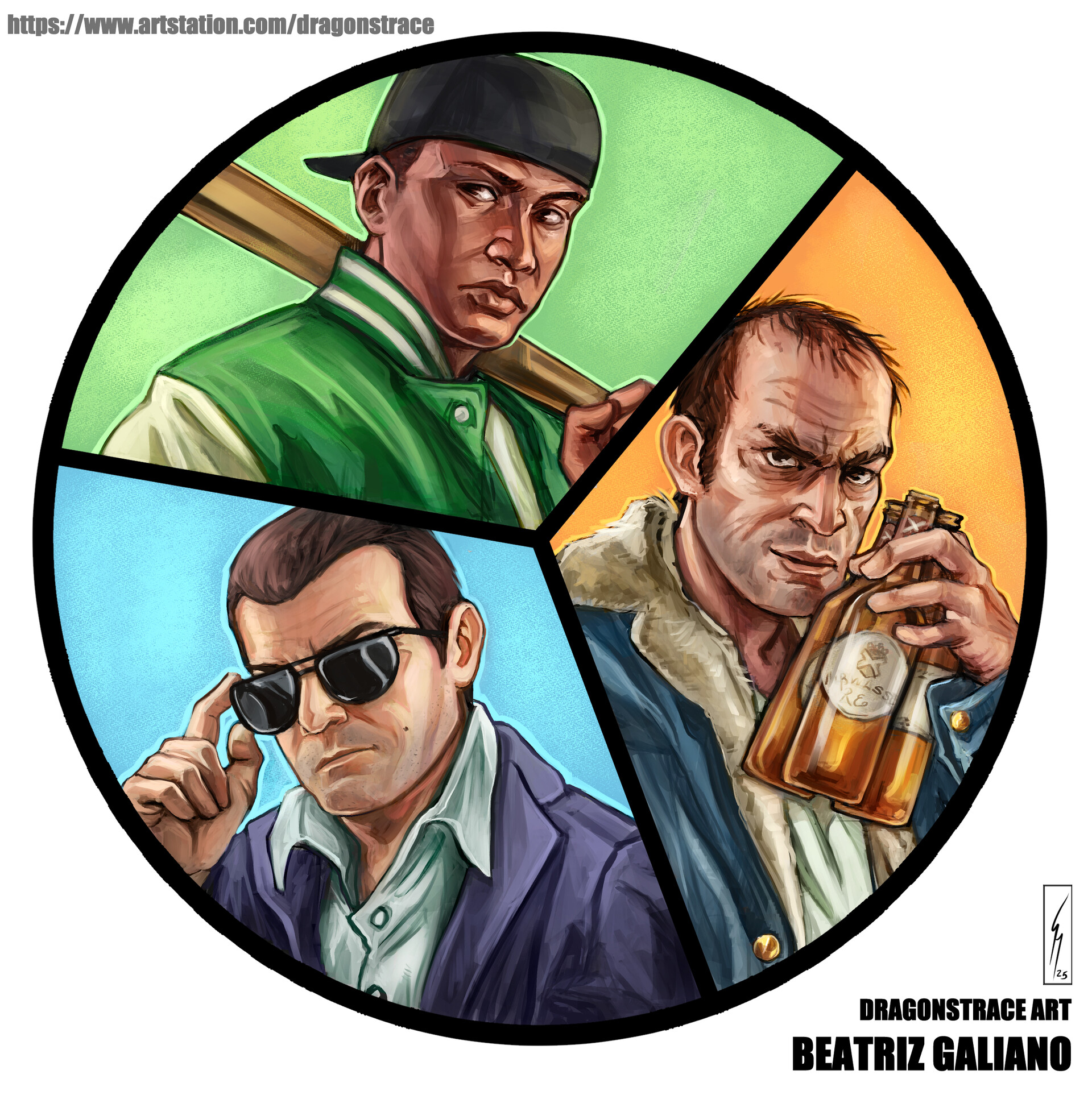 ArtStation - GTA V Characters