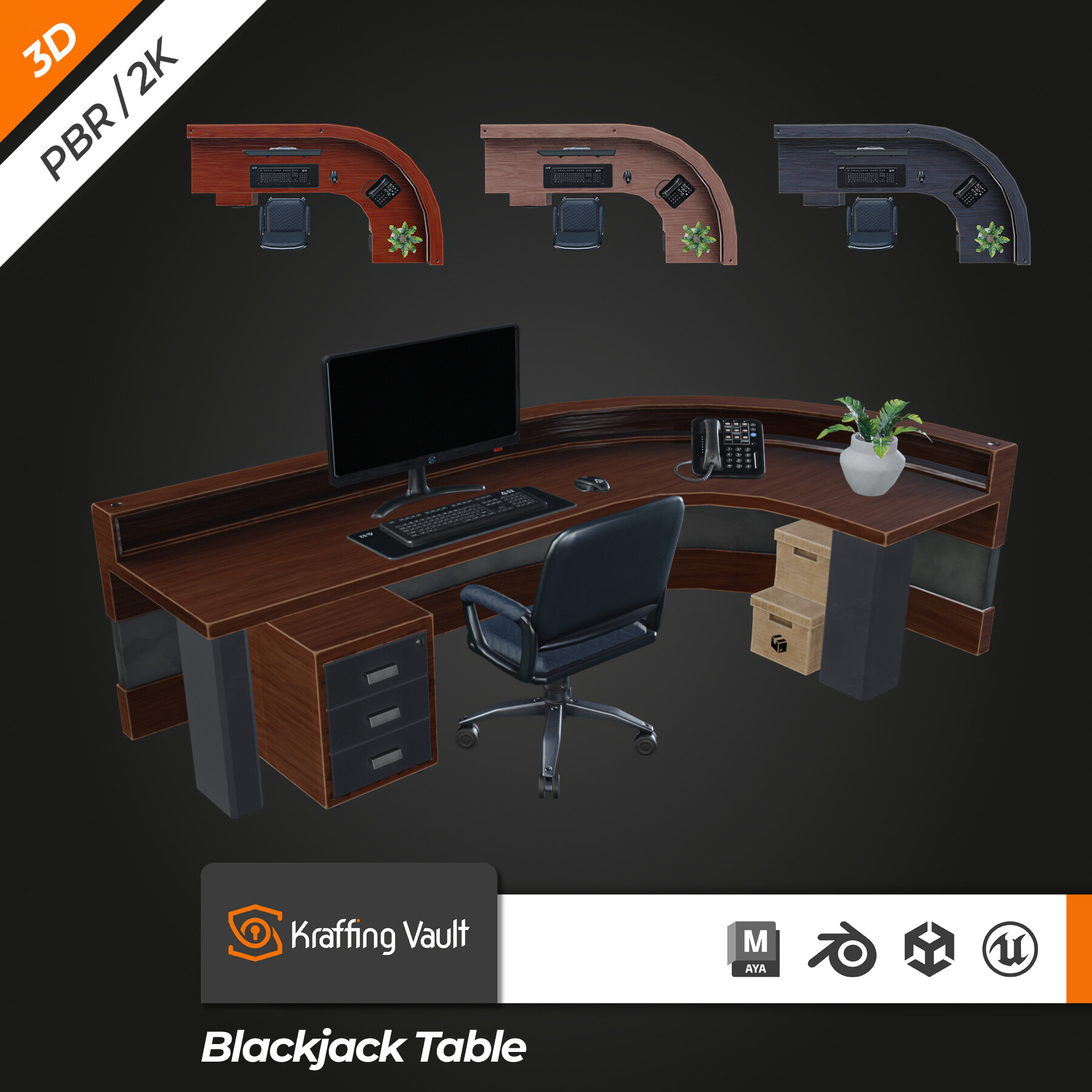 ArtStation - Receptionist Desk