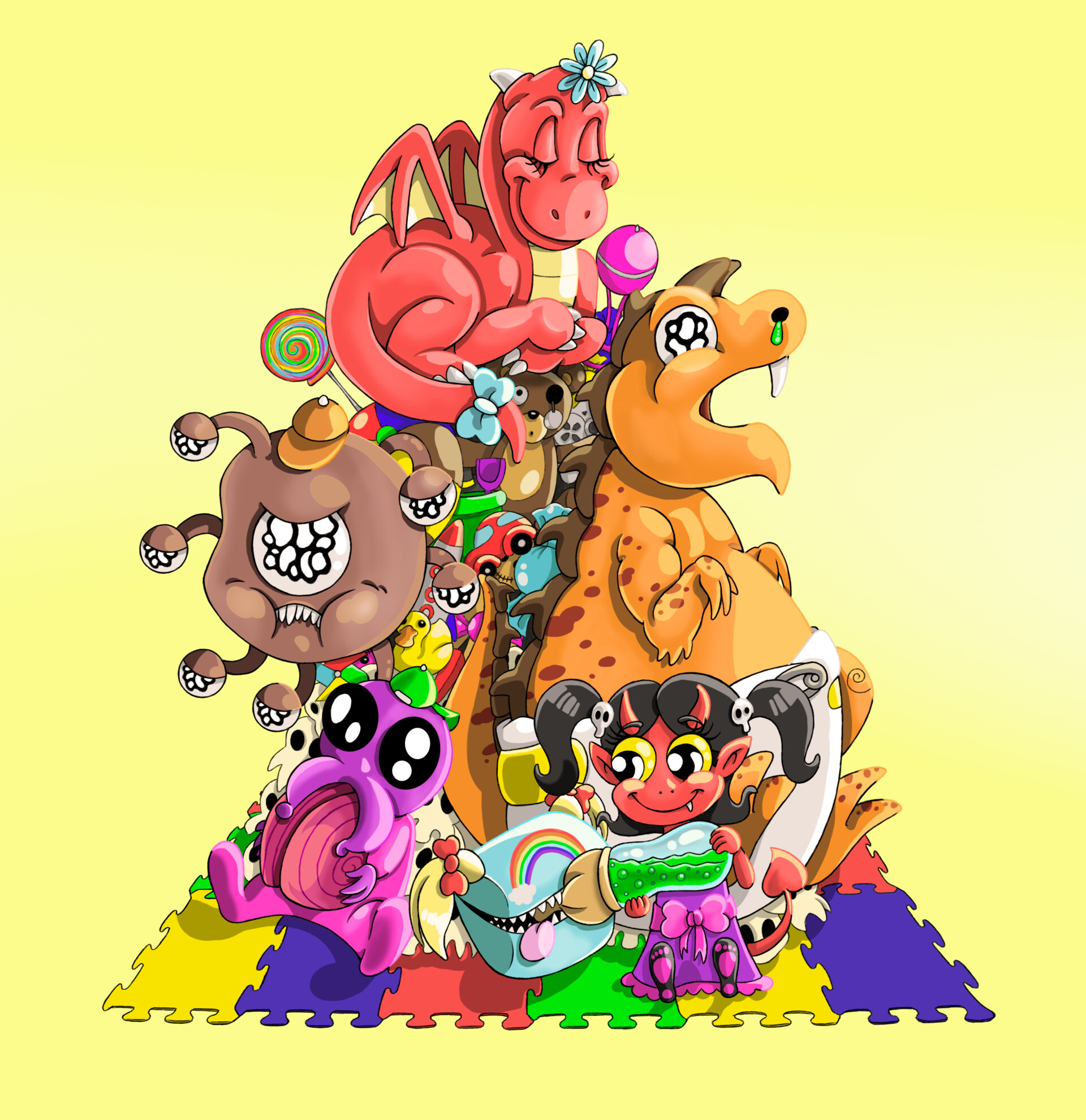 ArtStation - Kid Monsters