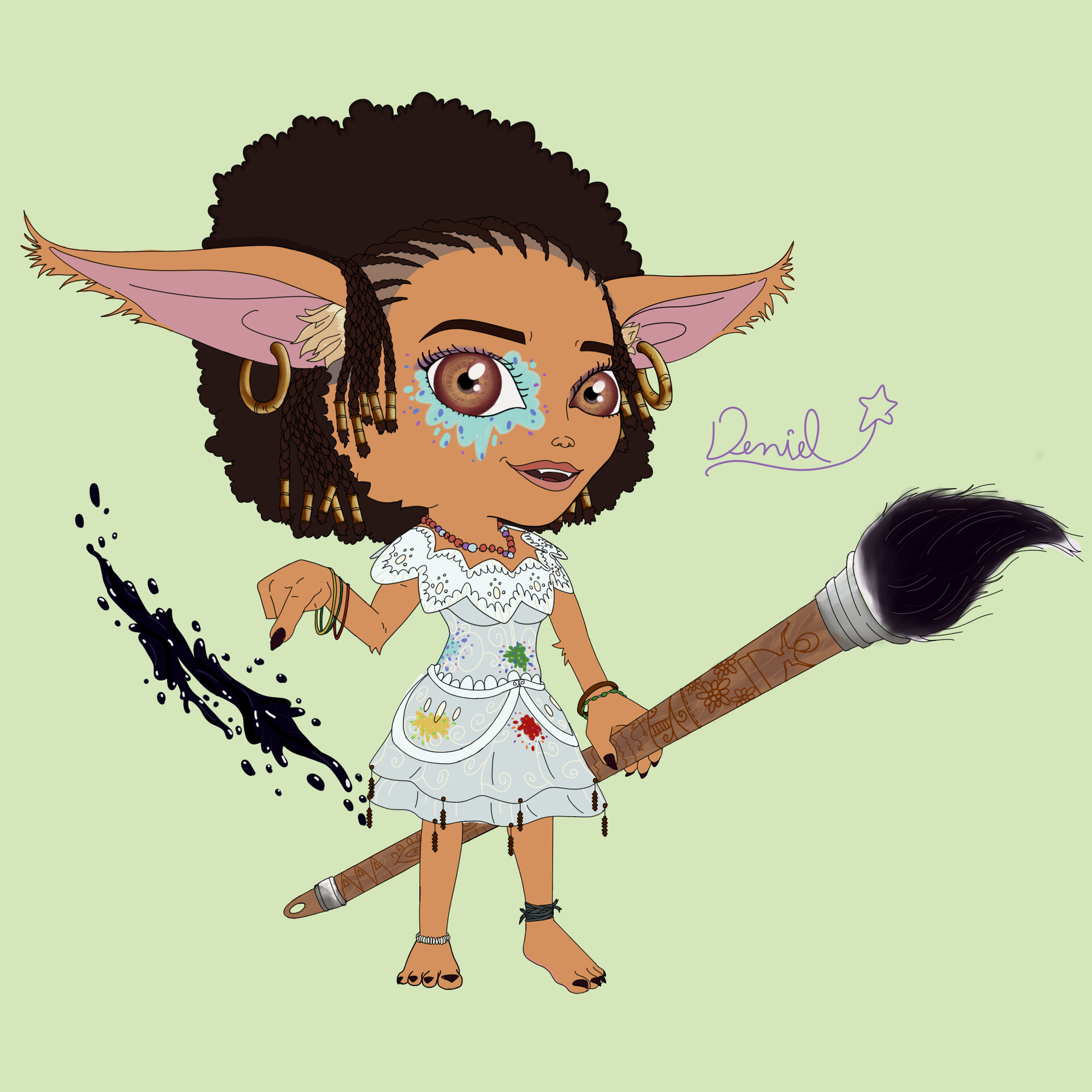 ArtStation - Maria "The ink mage" - made for an RPG set in Runeterra ...