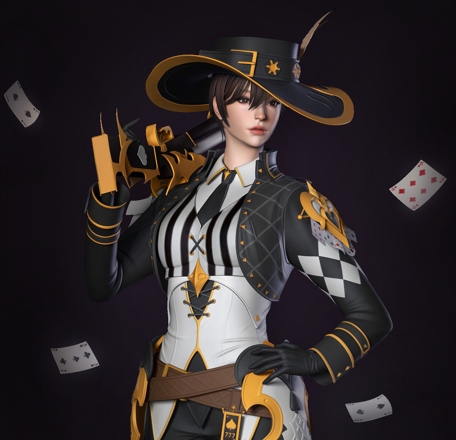 ArtStation - Spade Siren – 3D Character Recreation