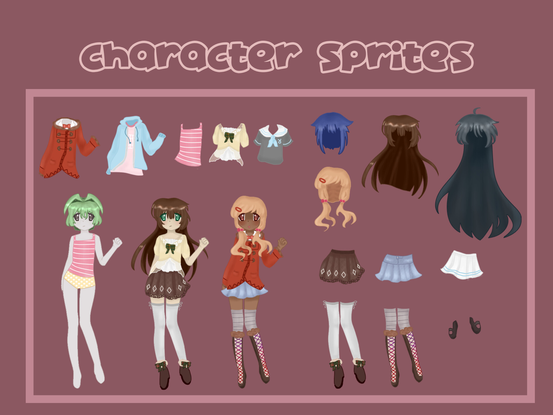 ArtStation - Dolly Dress up - Game Showcase