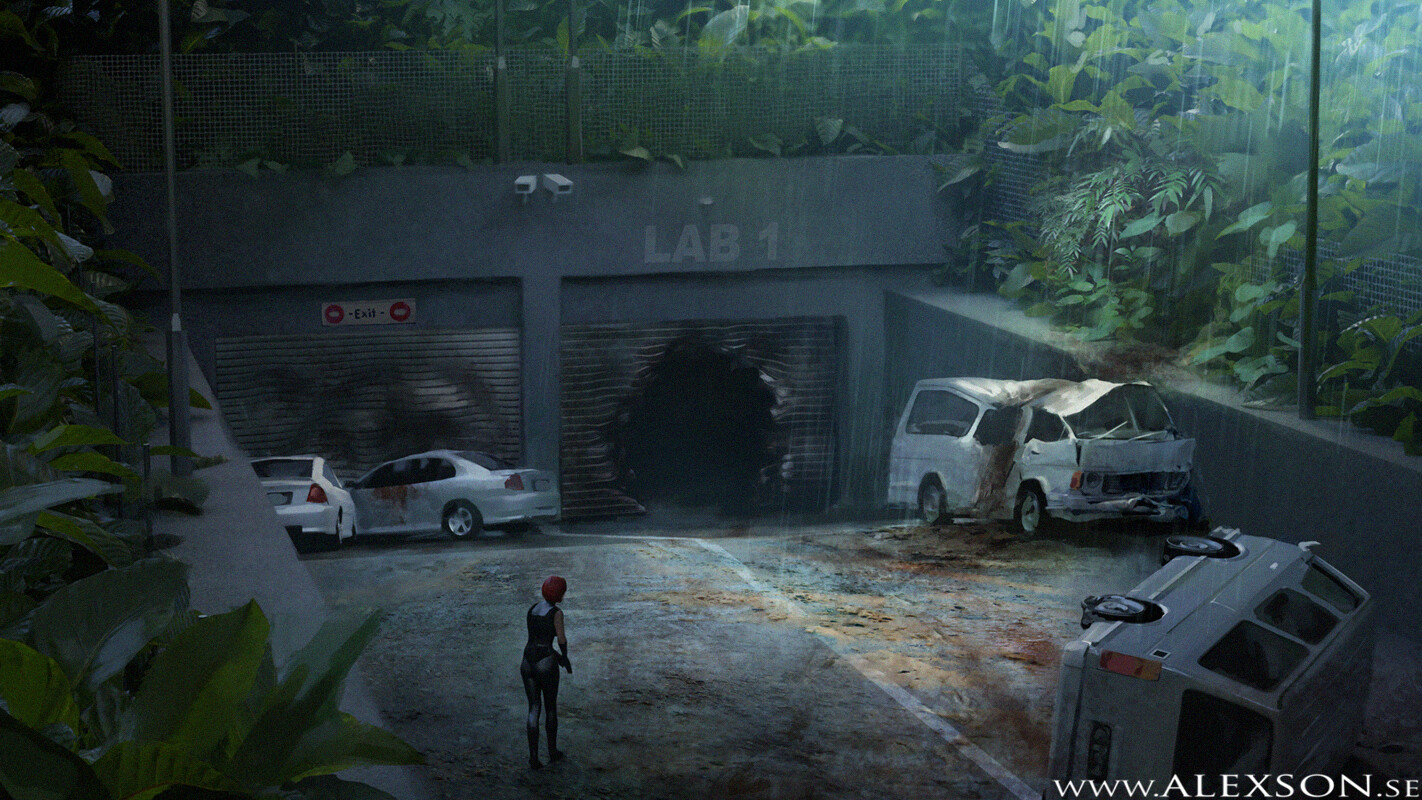 ArtStation - Lab entrance 1