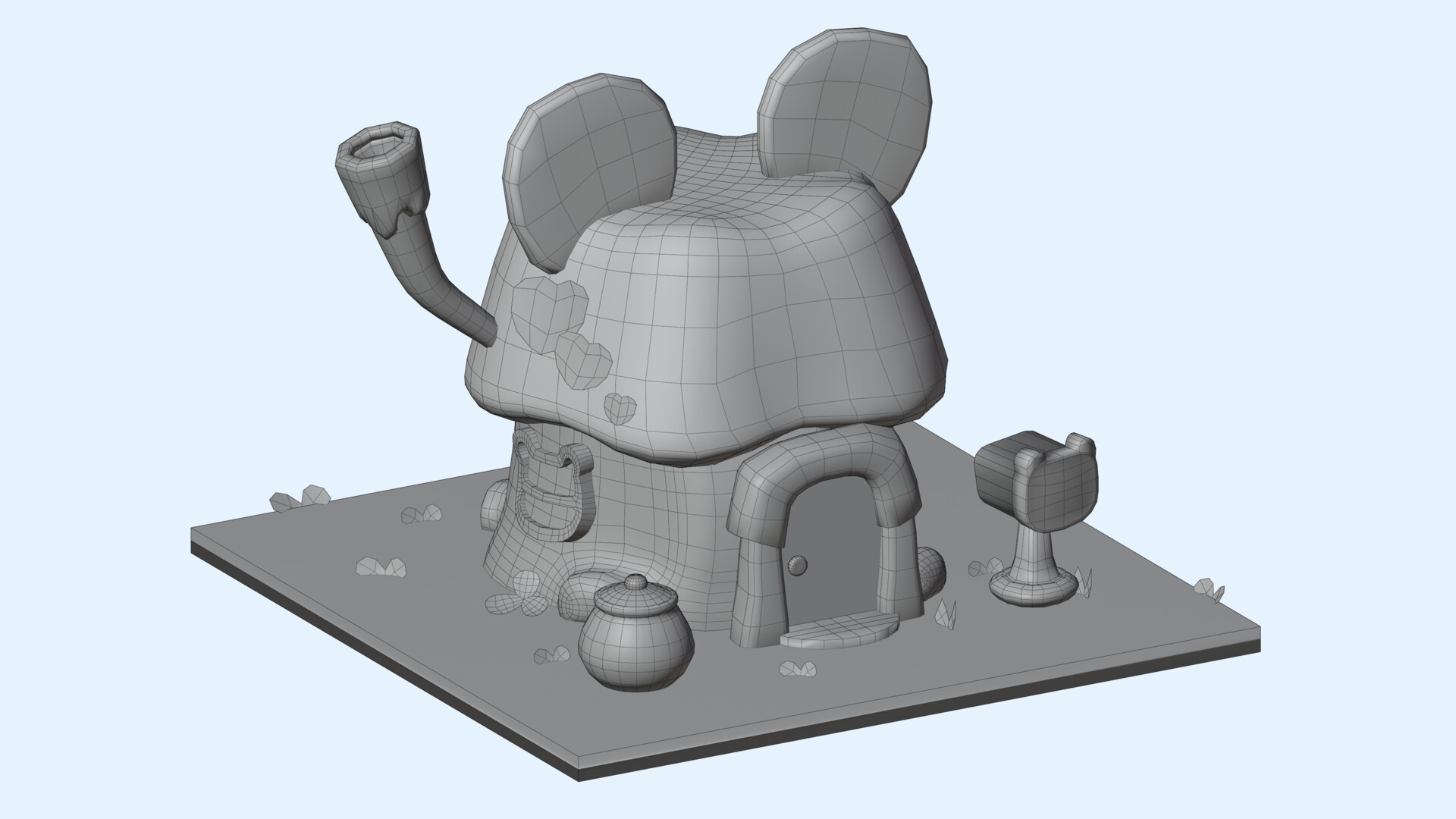 Mani P - Apple Jello House ˙.•𓏲🍮ﻌ˙