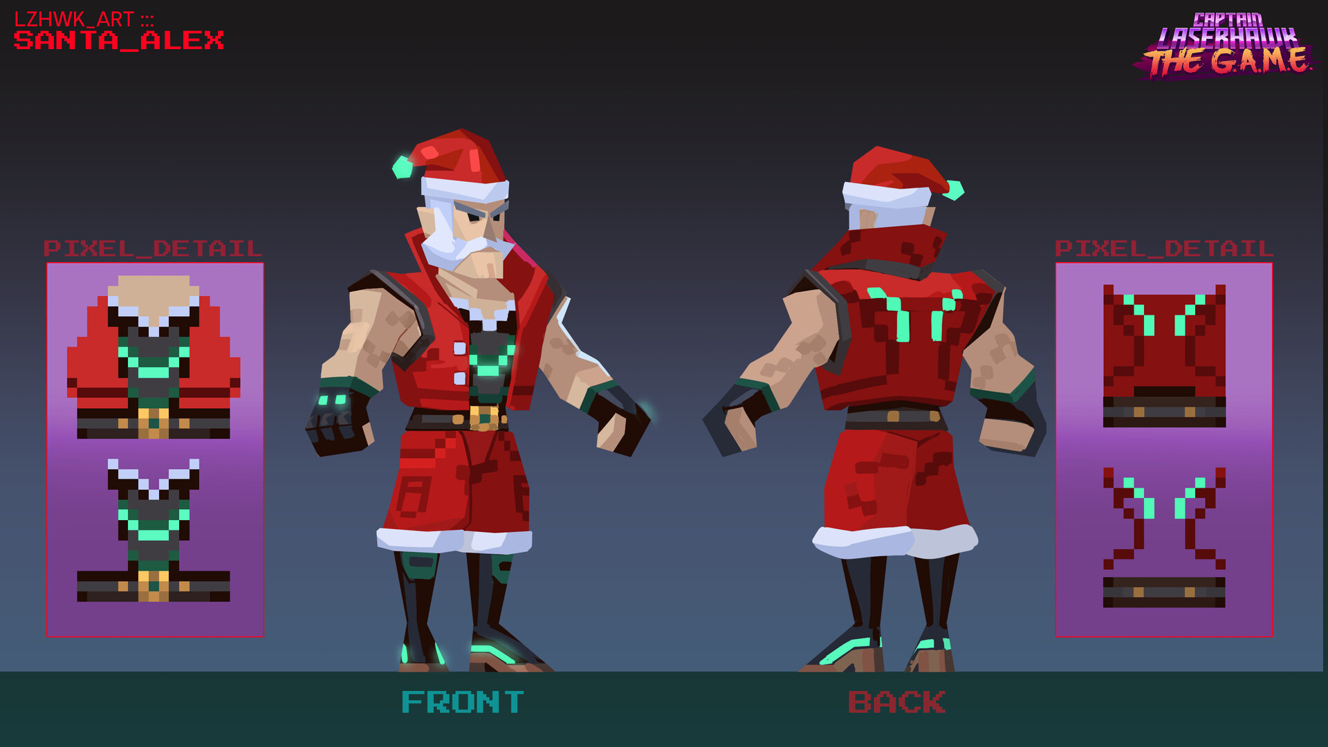 ArtStation - Captain Laserhawk: The Game - Character Concept Art