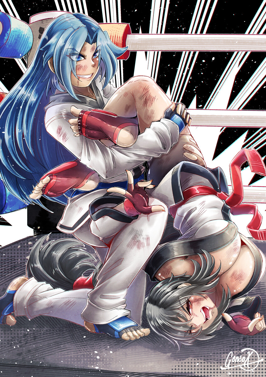 ArtStation - Willow Vs. Tiffa - Commission