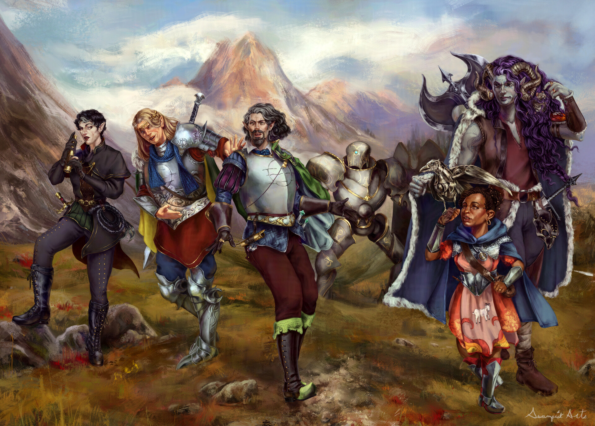 ArtStation - Flaming Exiles