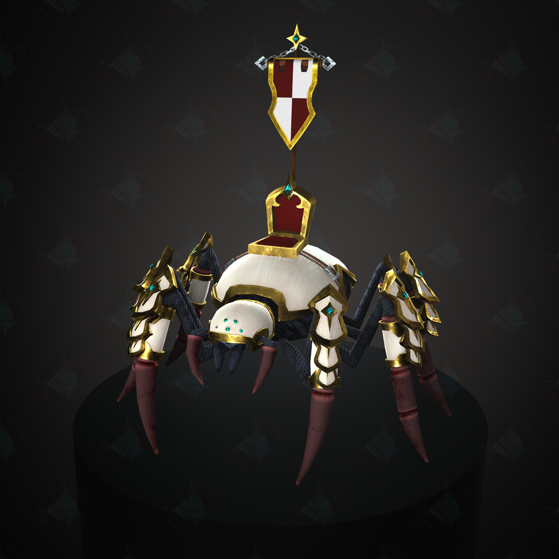 ArtStation - Crystal Goliath Horseeater mount (FanArt) (Albion Online)