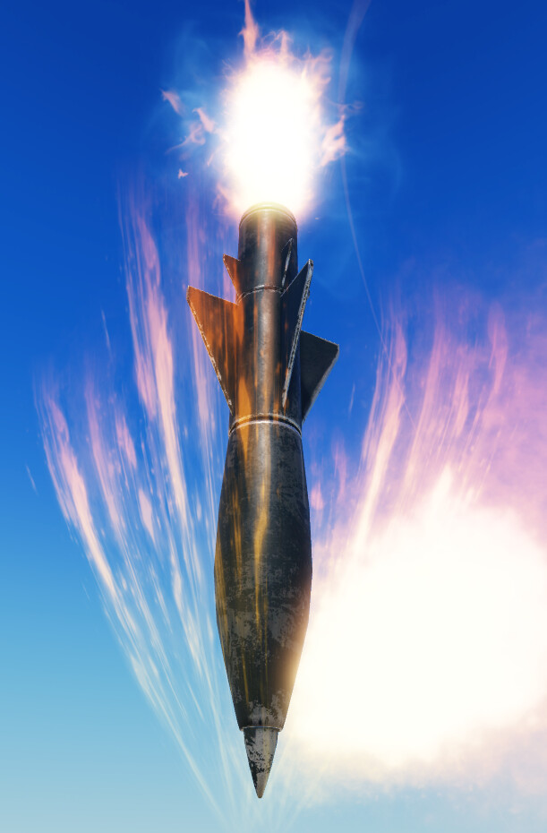 ArtStation - Rocket for a commission.