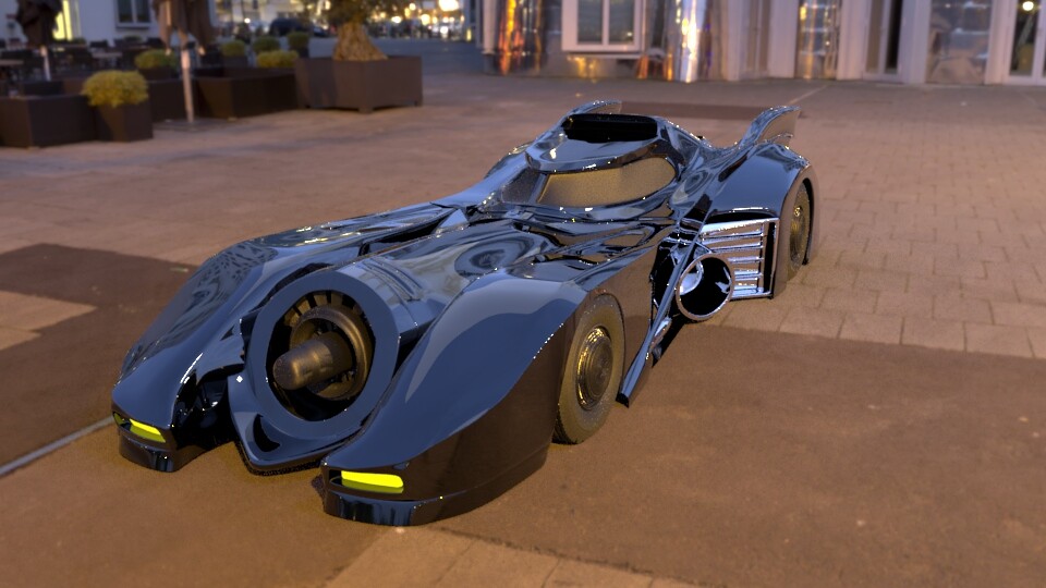 ArtStation - Batman mobile 1989