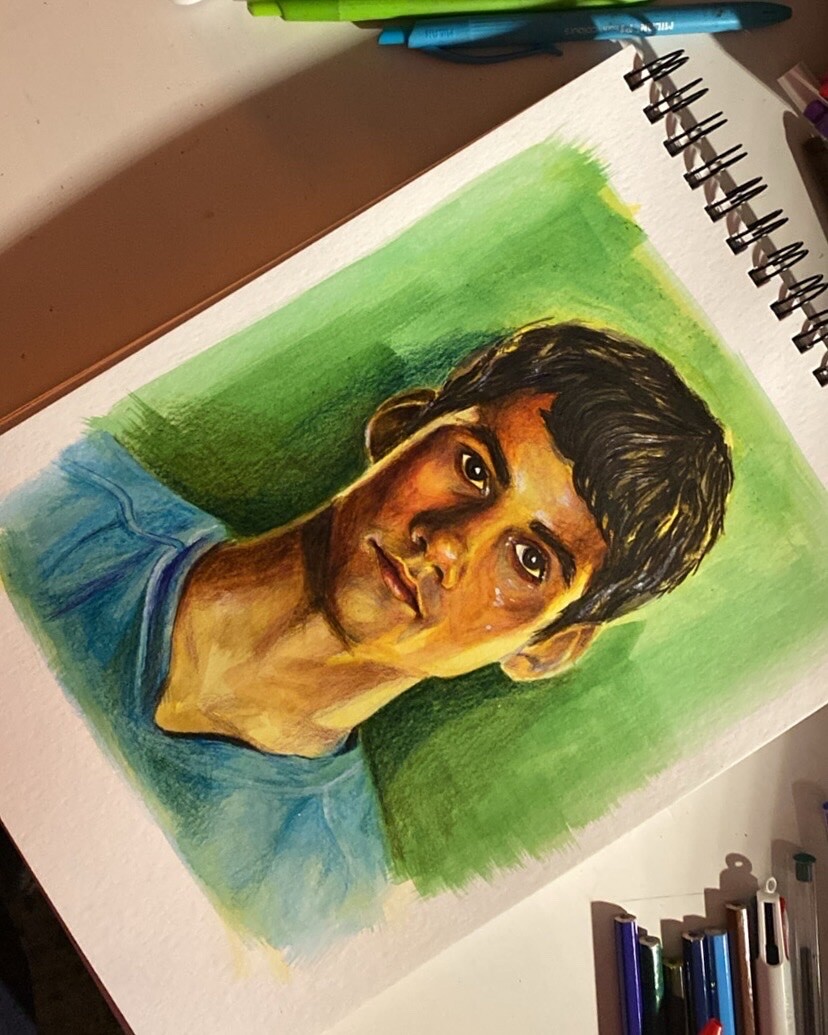 maze runner thomas drawing