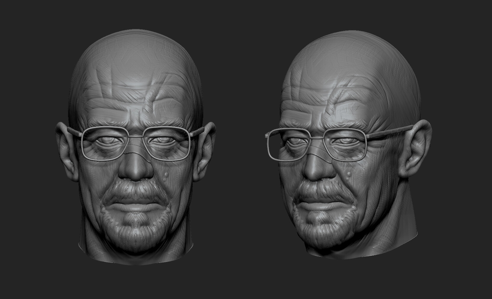 ArtStation - Bryan Cranston Fast Sketch