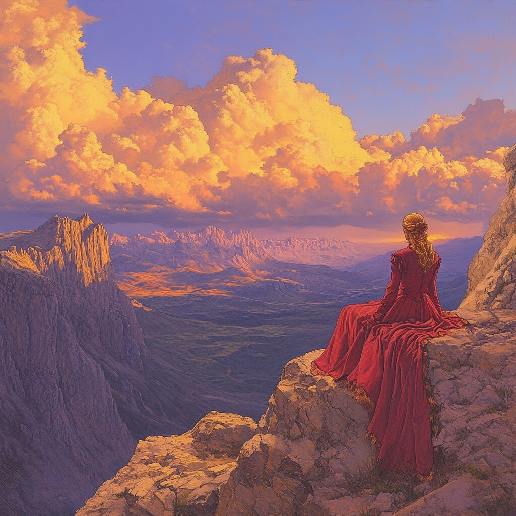 ArtStation - Princess Bride Mountaintop Maxfield Parrish