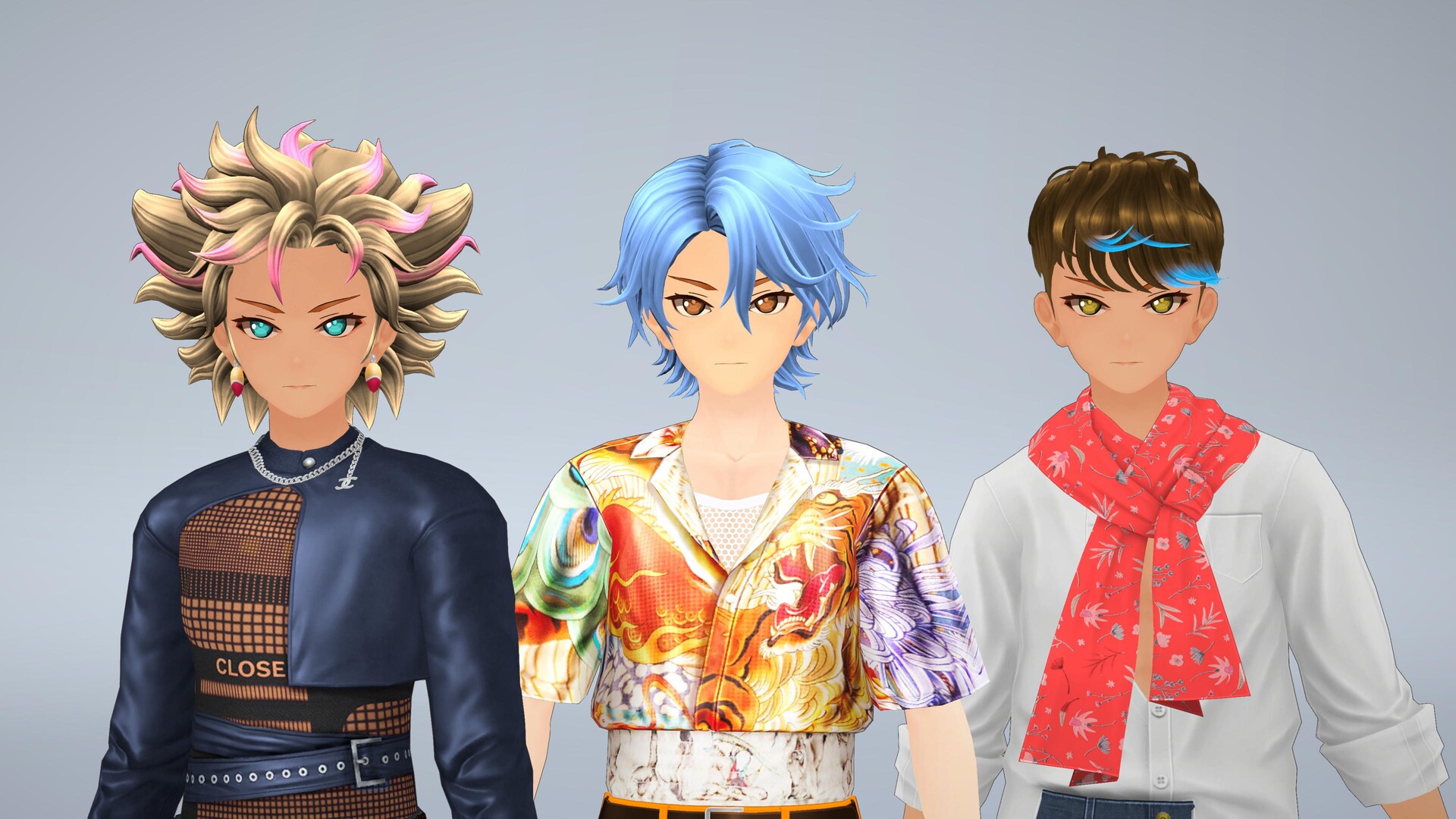 Kameworks - Anime Male Dancer - Pack 6 (3 outfits)