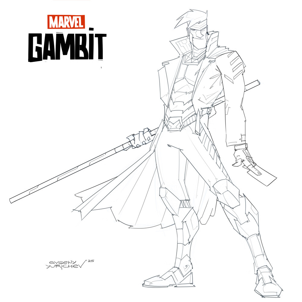 gambit coloring pages
