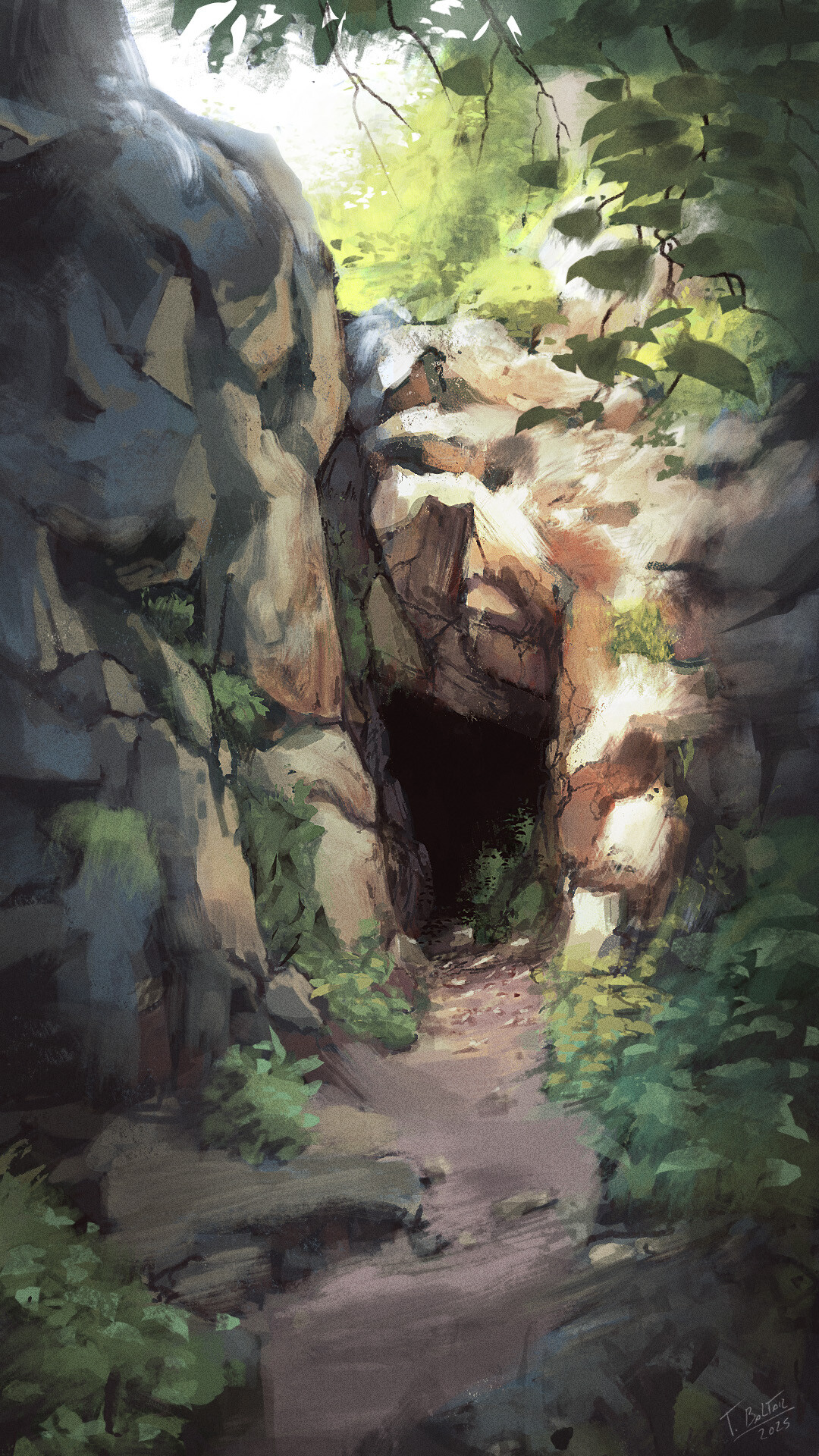 ArtStation - Rock Entrance