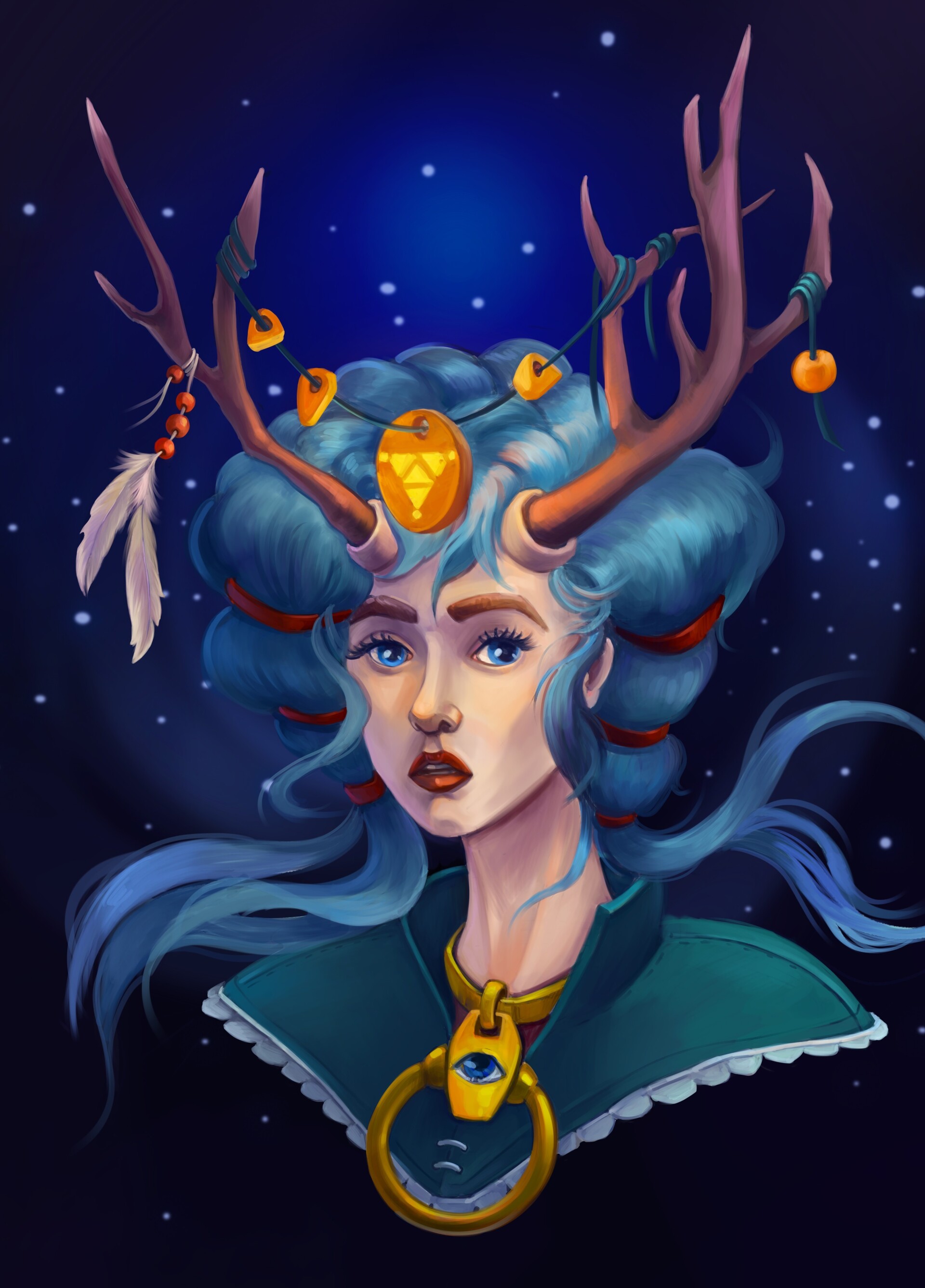 ArtStation - Фентези портрет персонажа