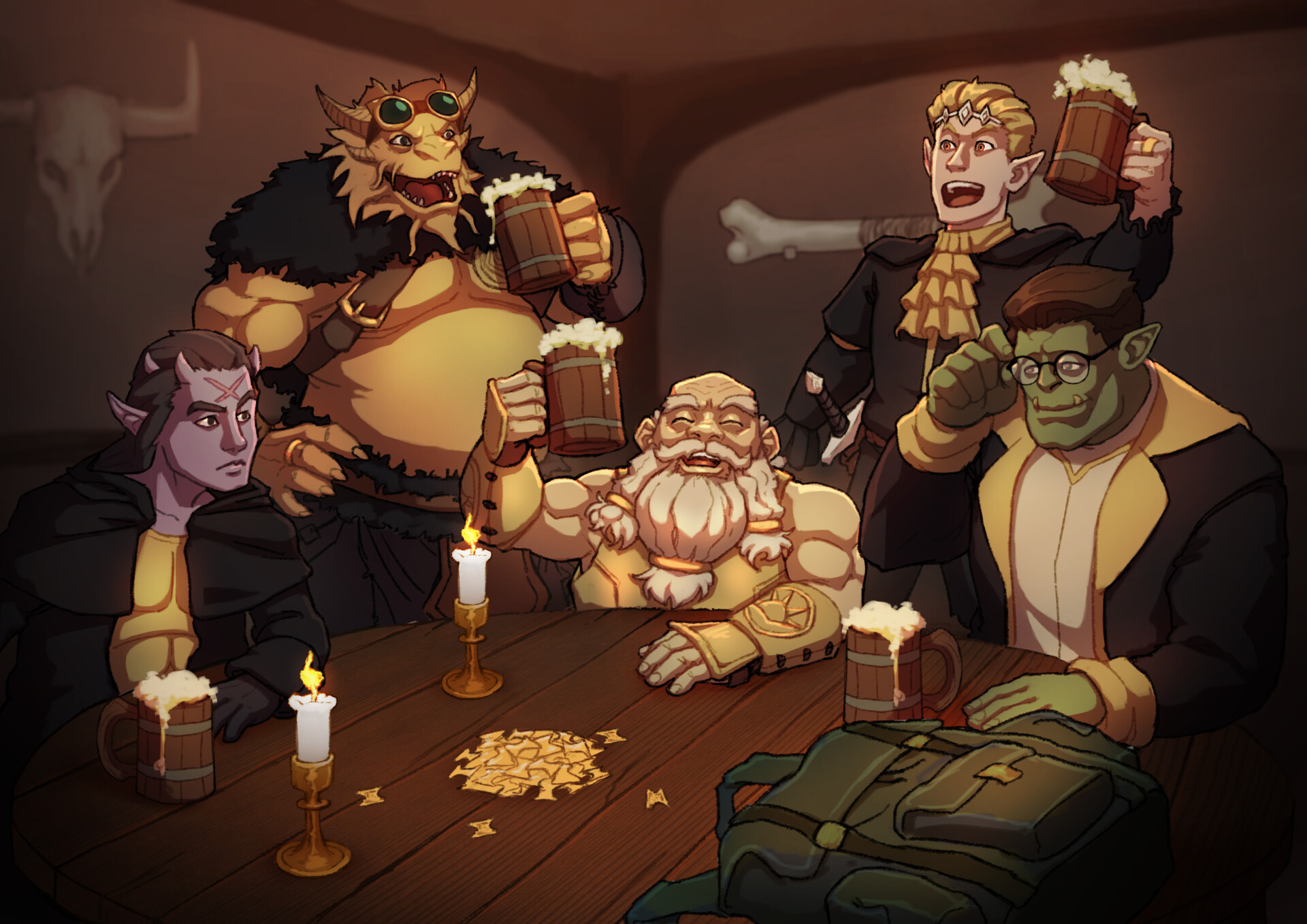 ArtStation - Tavern Reunion