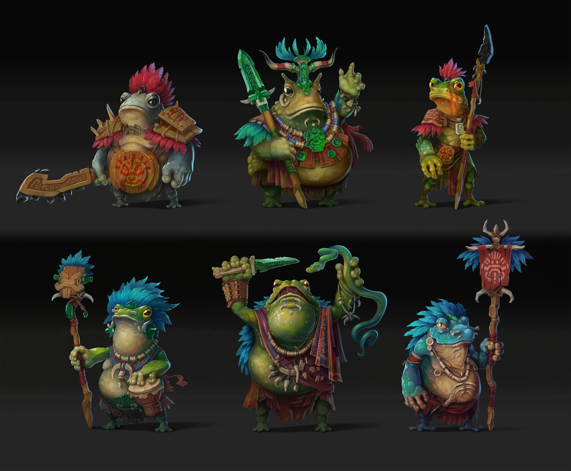ArtStation - Frogs
