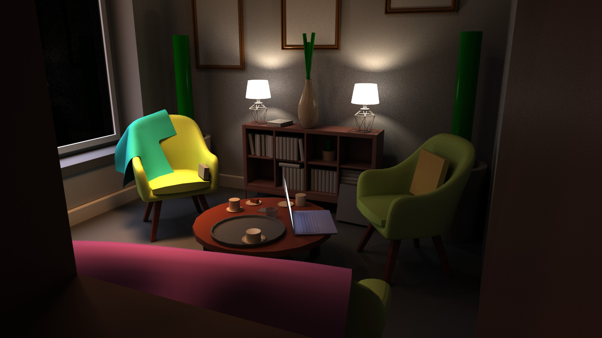 Connor Guthrie - Cozy Cafe - Early Lighting and Geo Block