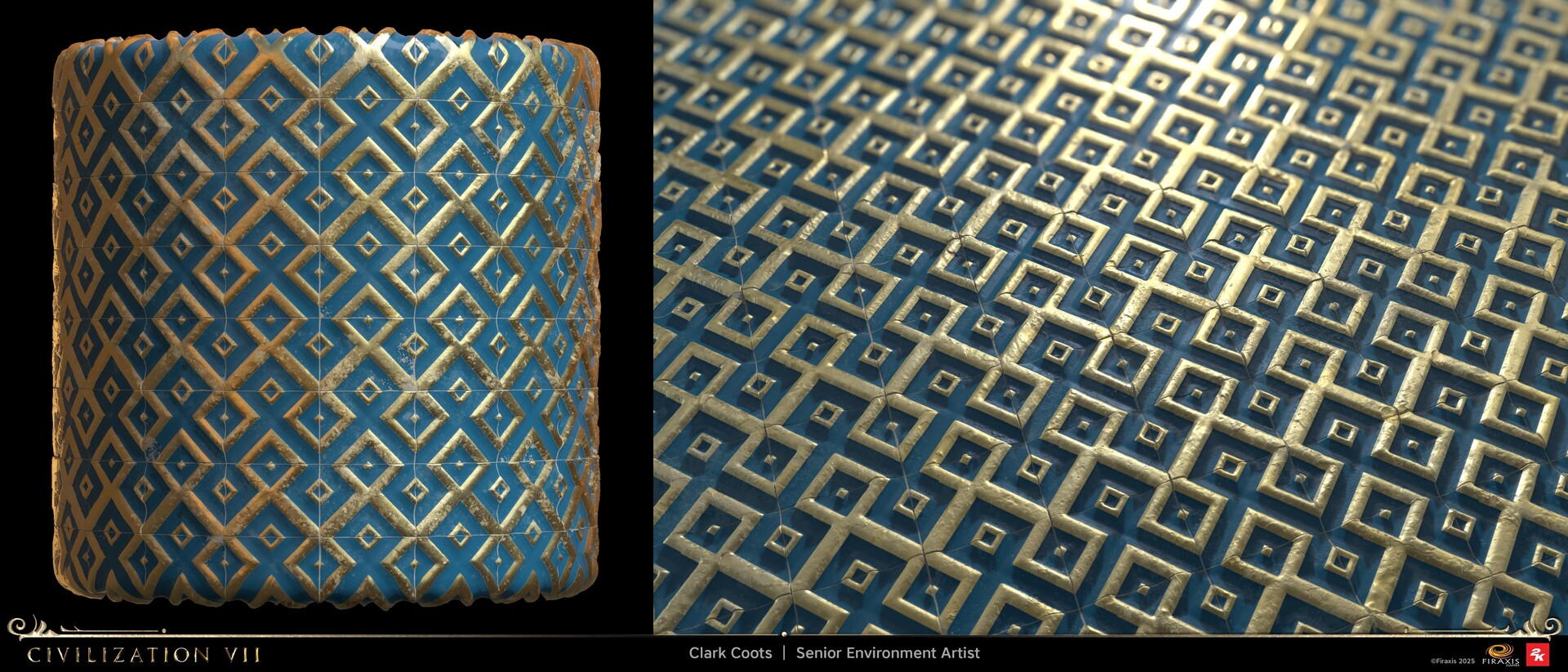 Clark Coots - Civilization 7 Trim Sheet and Pattern Materials 1