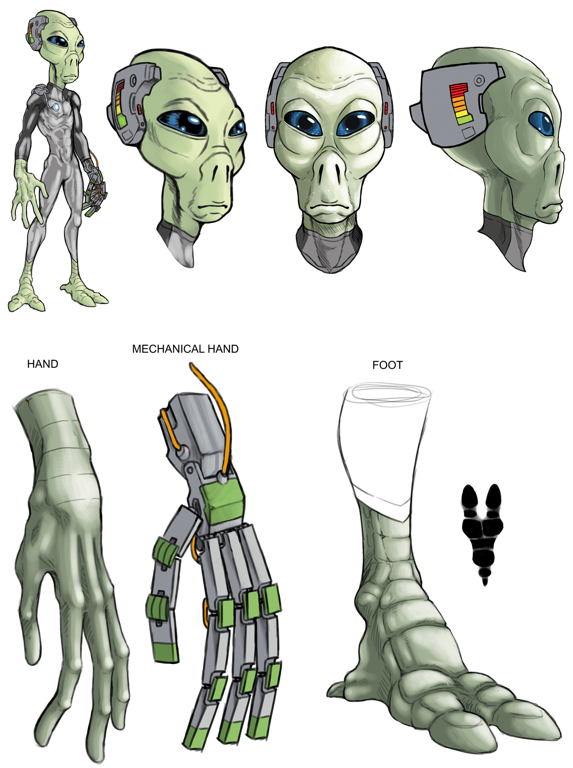 ArtStation - Alien Concept Detail