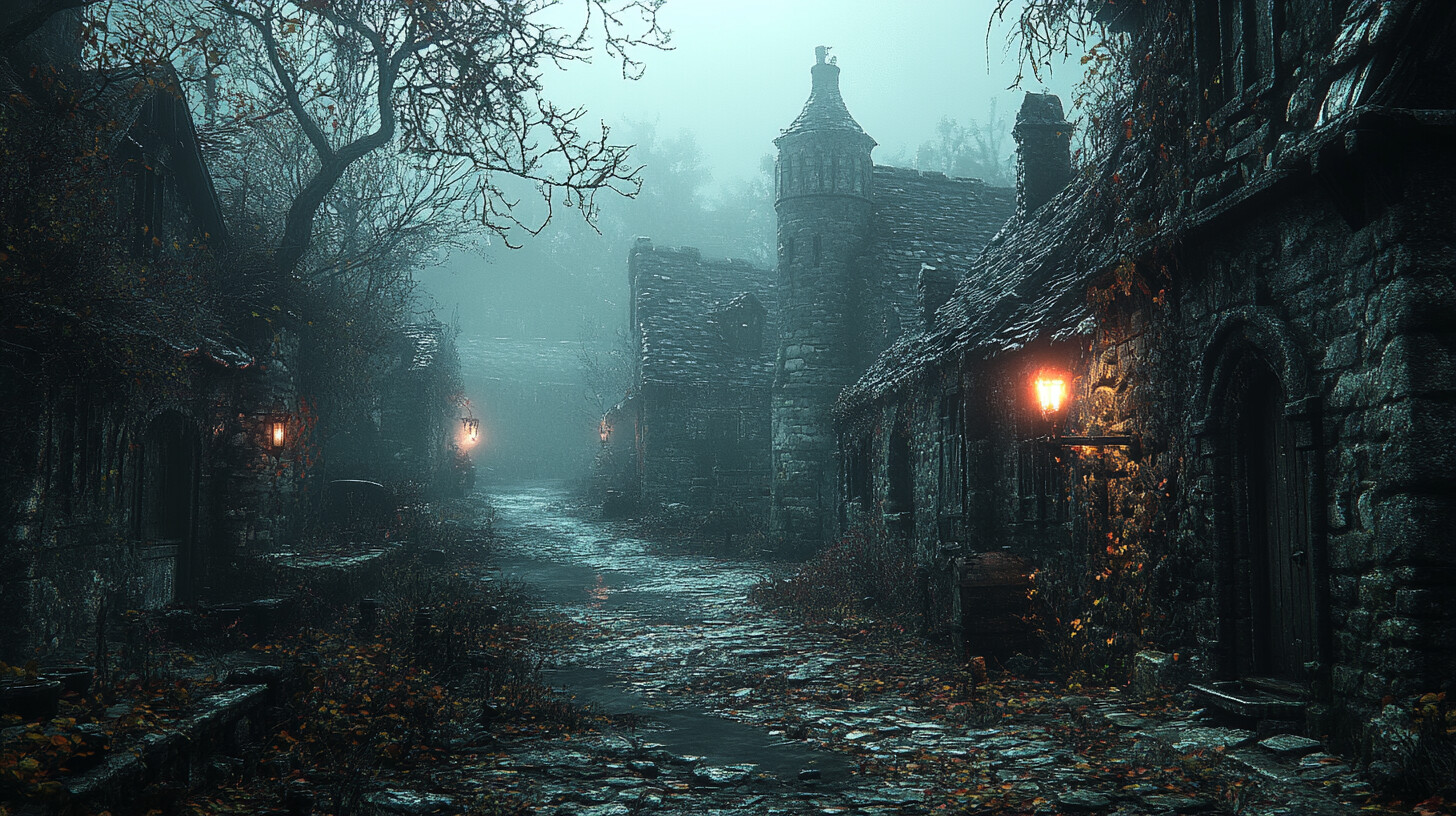 Concept Art - +300 Dark Ambient Medieval Environment Concept (4k)