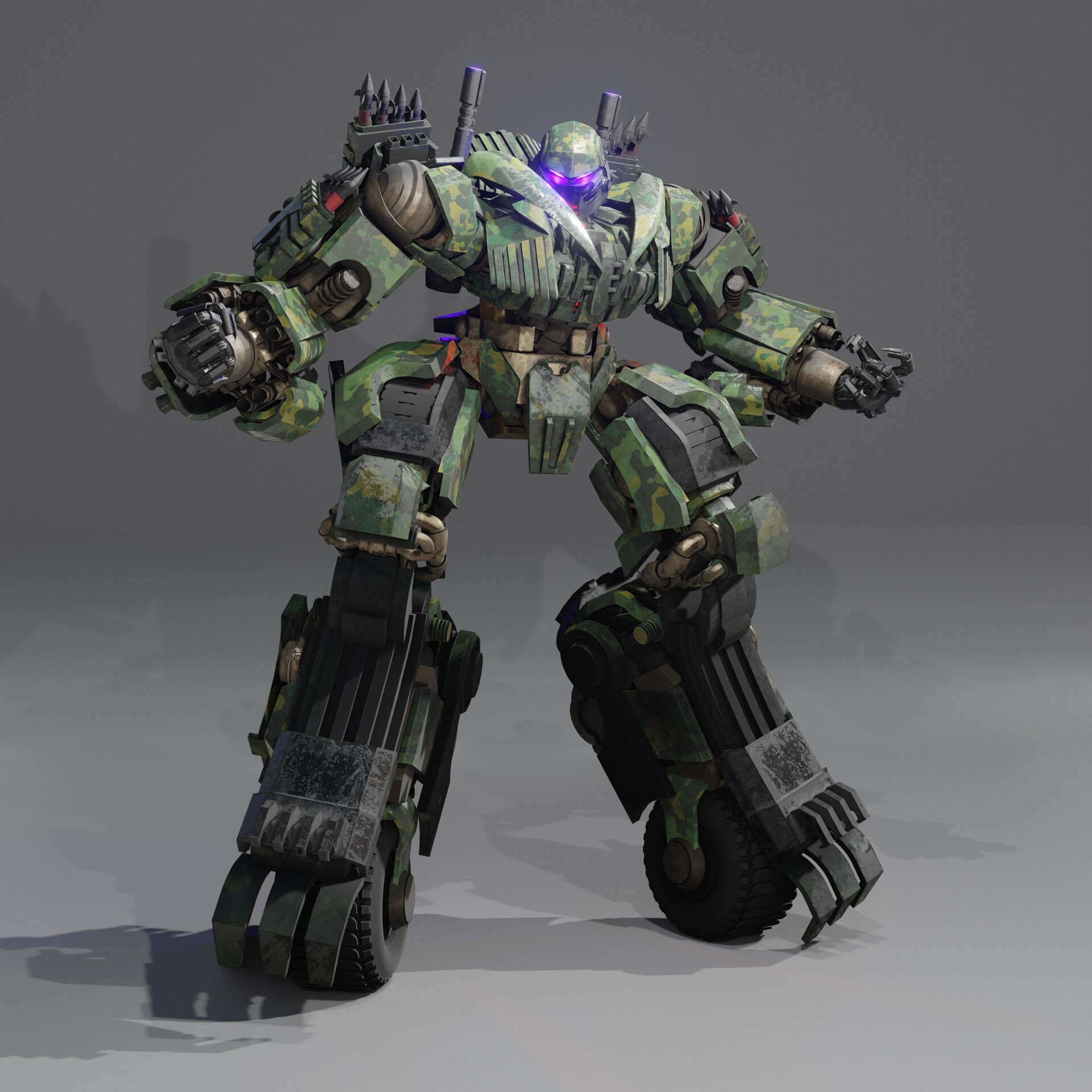 ArtStation - MEGATRON G2 (TRIPLE CHANGER)