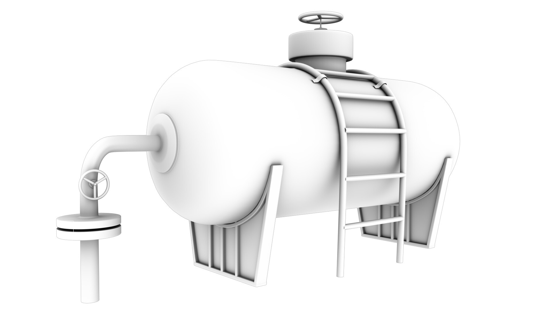 ArtStation - Industrial Storage Tank 3D Model