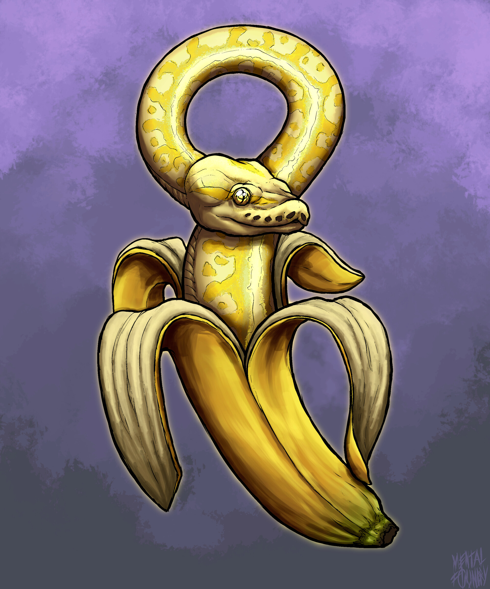 ArtStation - Banana Snake