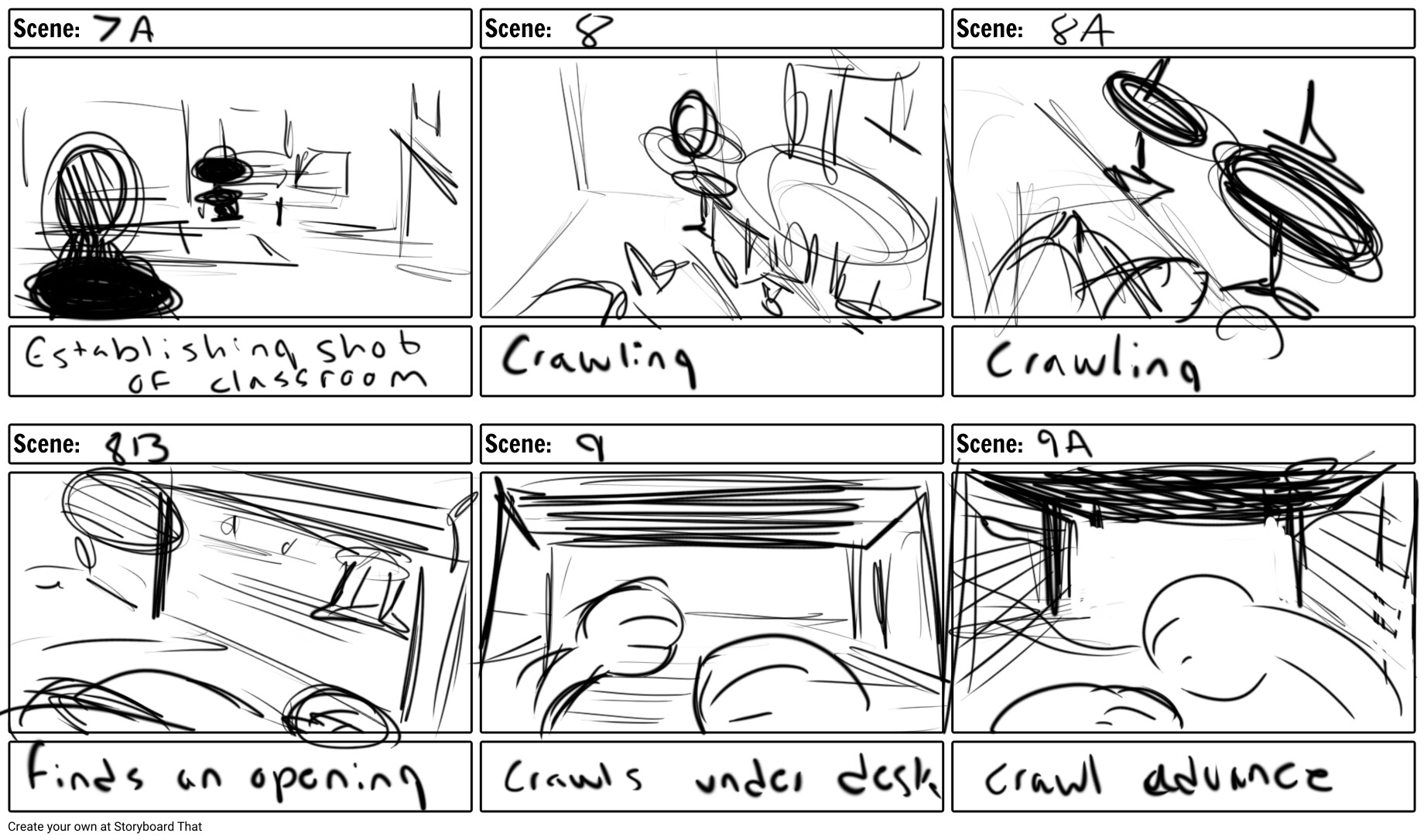 first person drawings