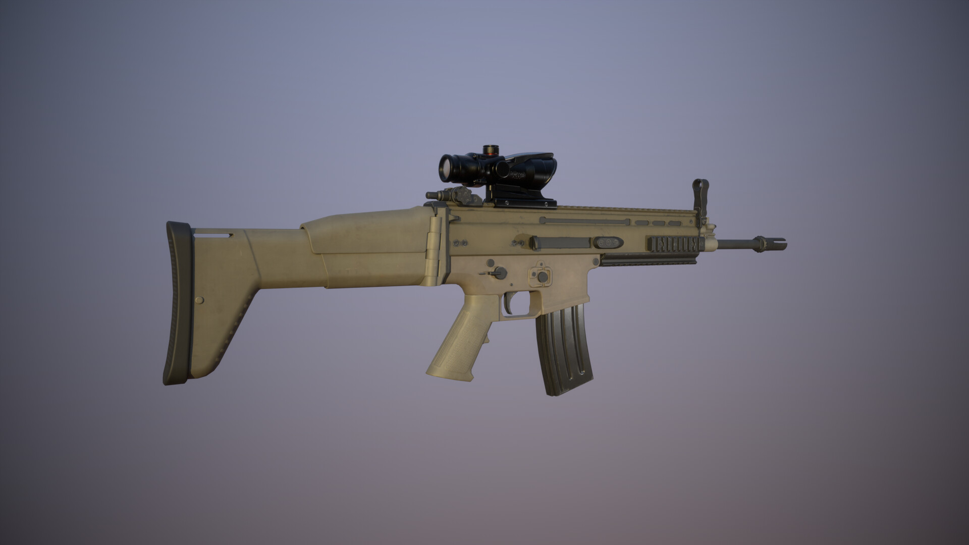 ArtStation - Scar-H Rifle