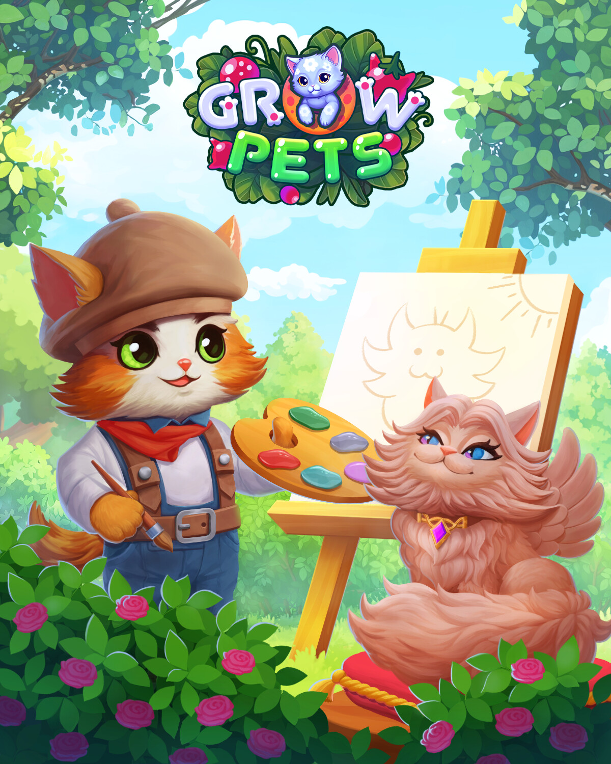 ArtStation - Illustration for Grow Pets