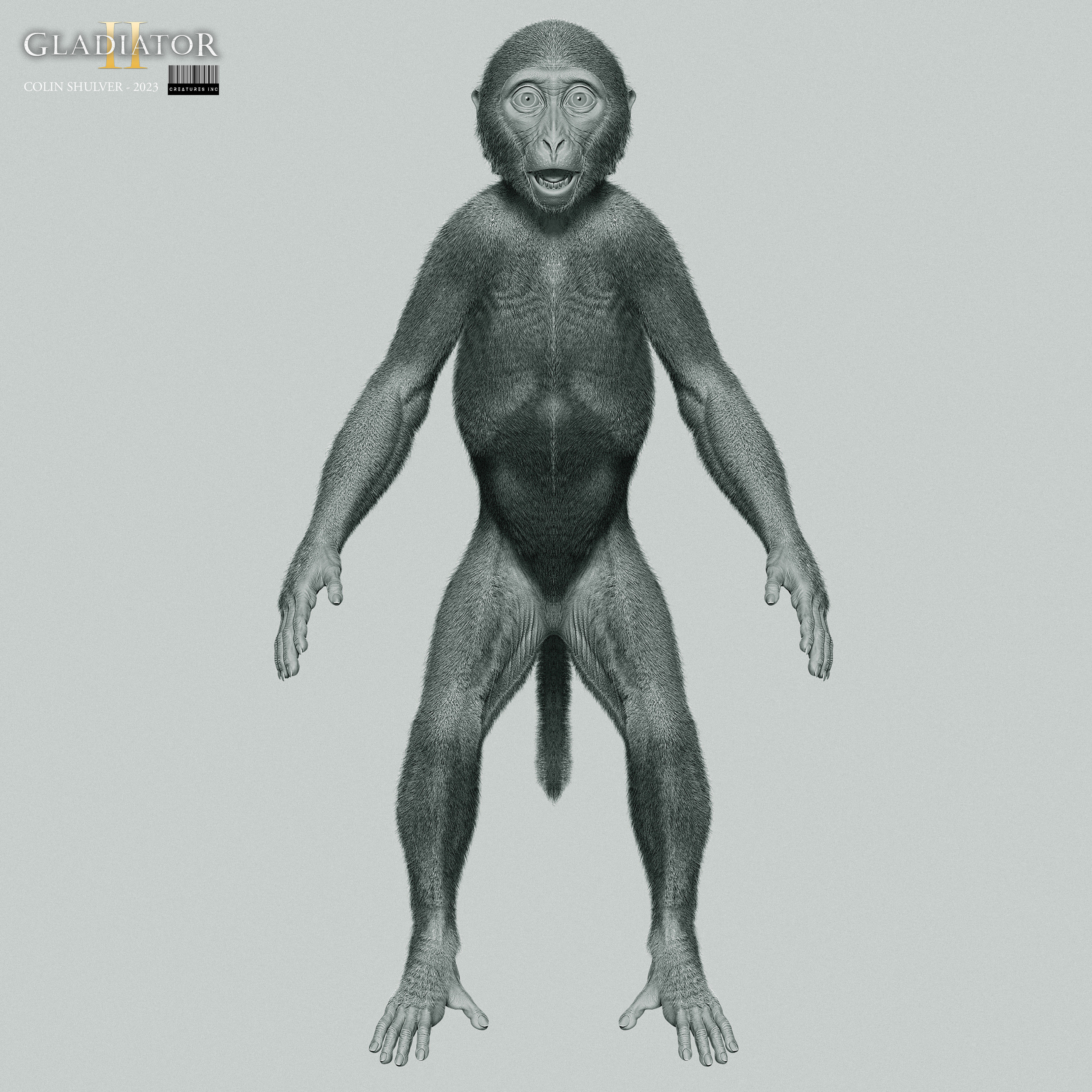 weird monkeys in gladiator