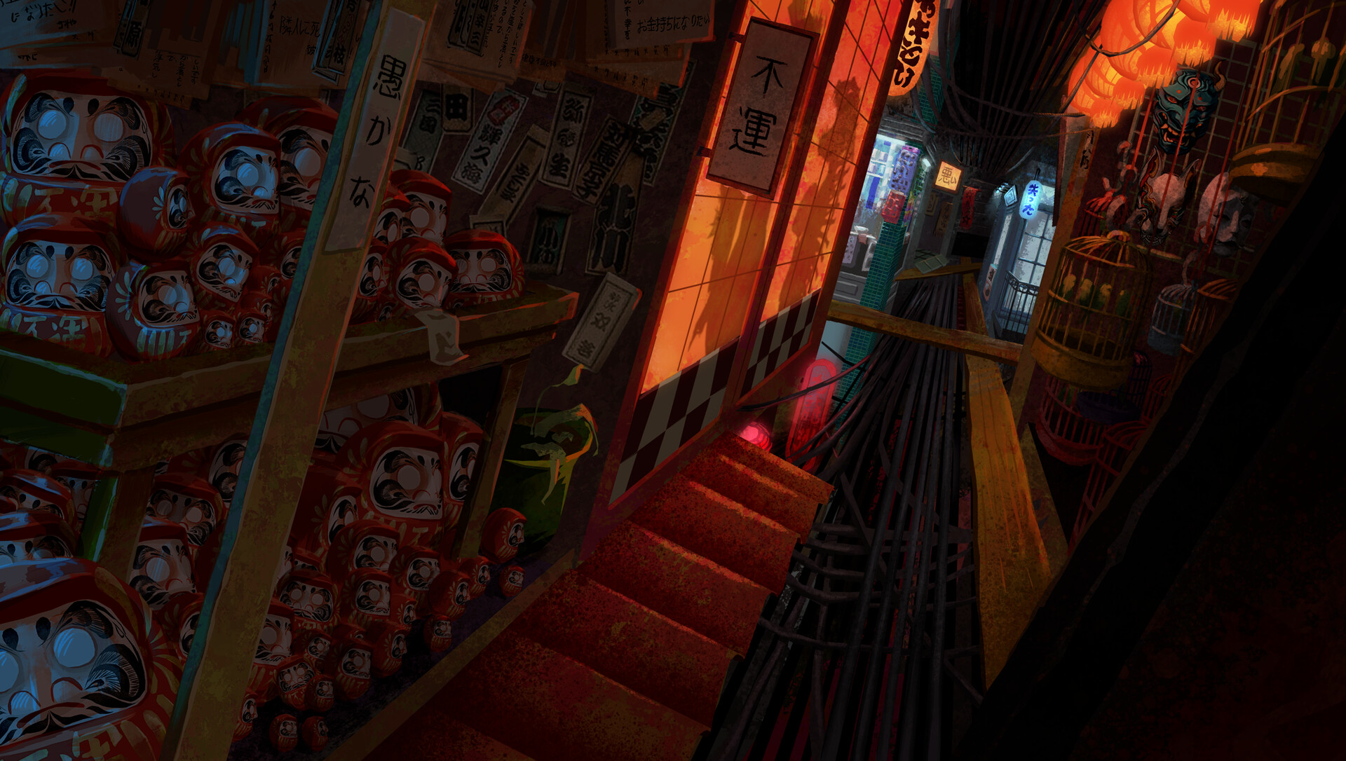 ArtStation - Alice's Nightmare : decor's concept