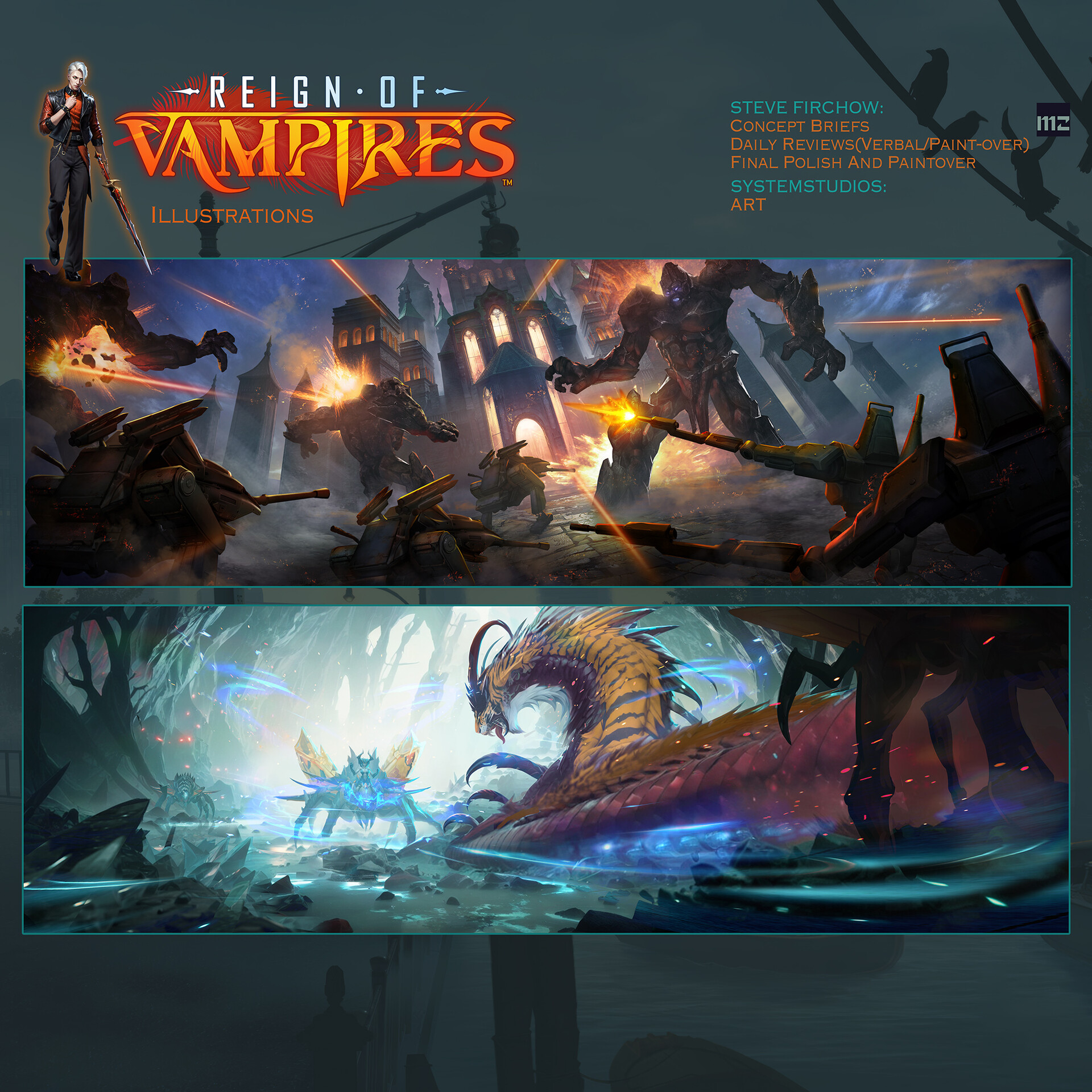 ArtStation - ROV Art Direction: Event Illustrations and Parallax ...