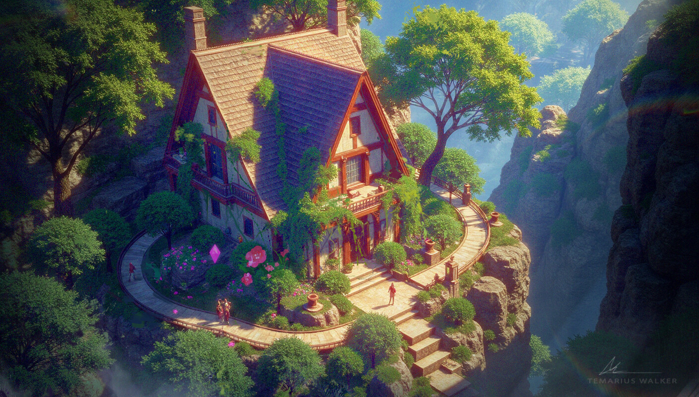 ArtStation - Fantastical Cottage - Visual Explorations