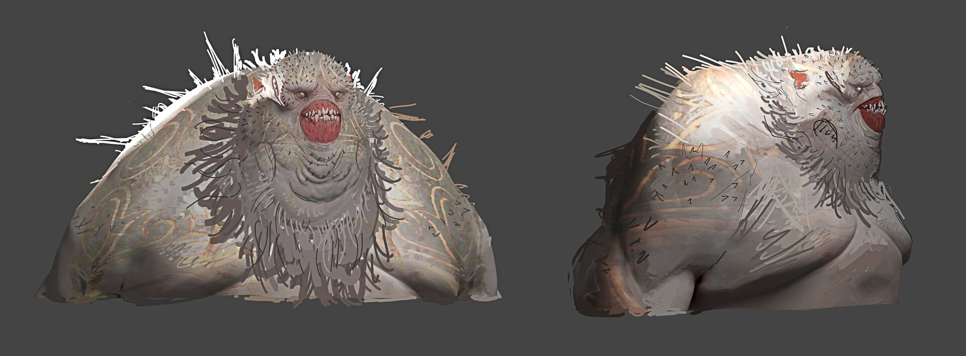 Arte Conceptual Del Ogro Art Ogro By Wahndur Digital 2017