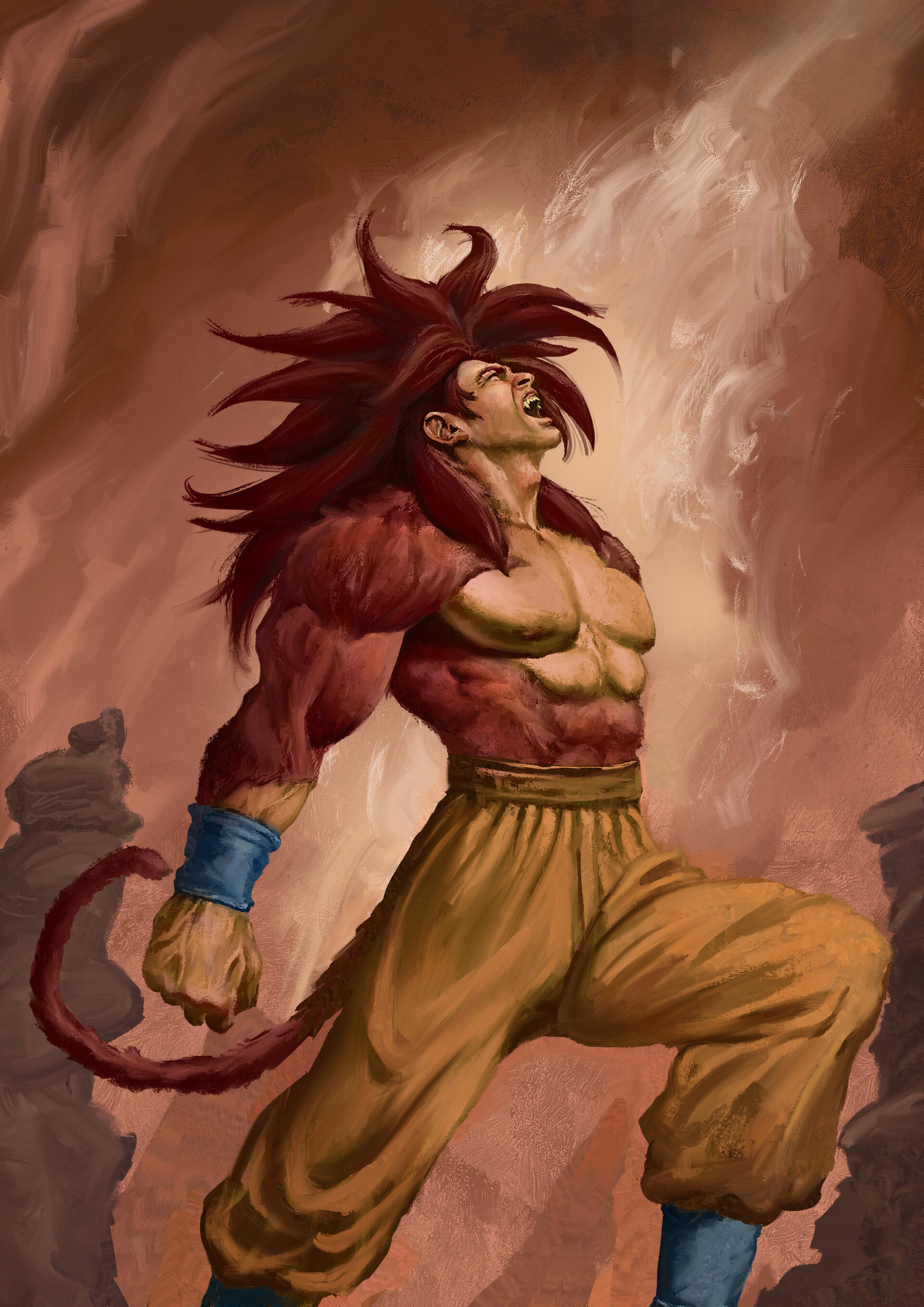 ArtStation - Goku Super Saiyan 4 Daima