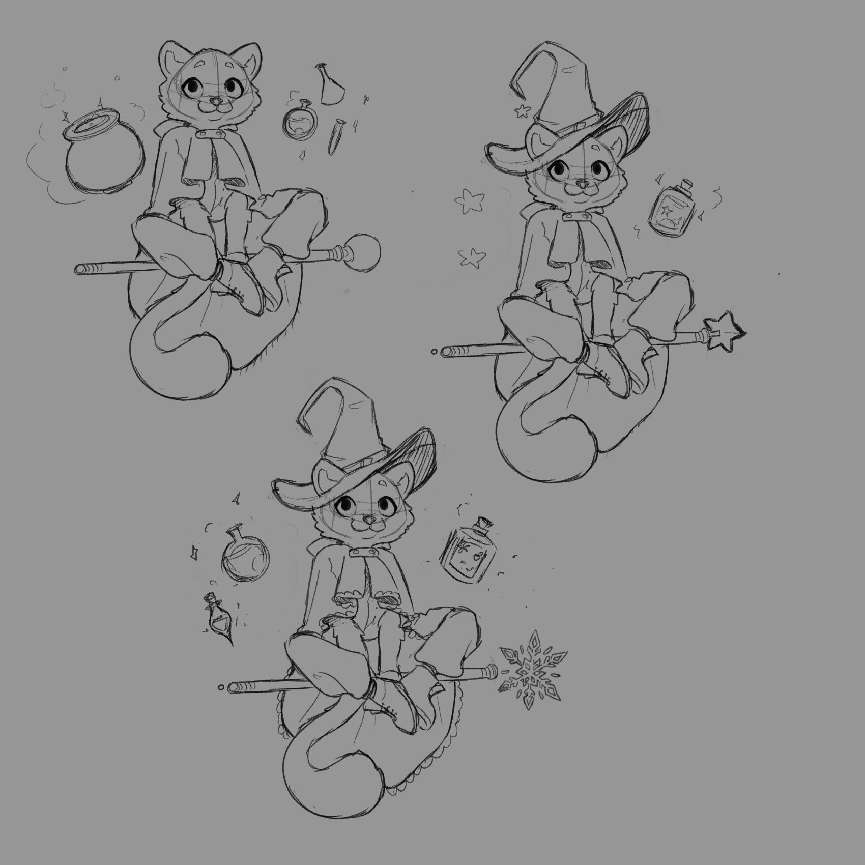 ArtStation - Snow Leopard Wizard