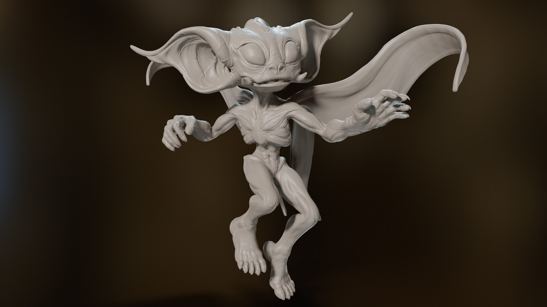 Vladimir Bannykh - pixie 3d print, 7 poses